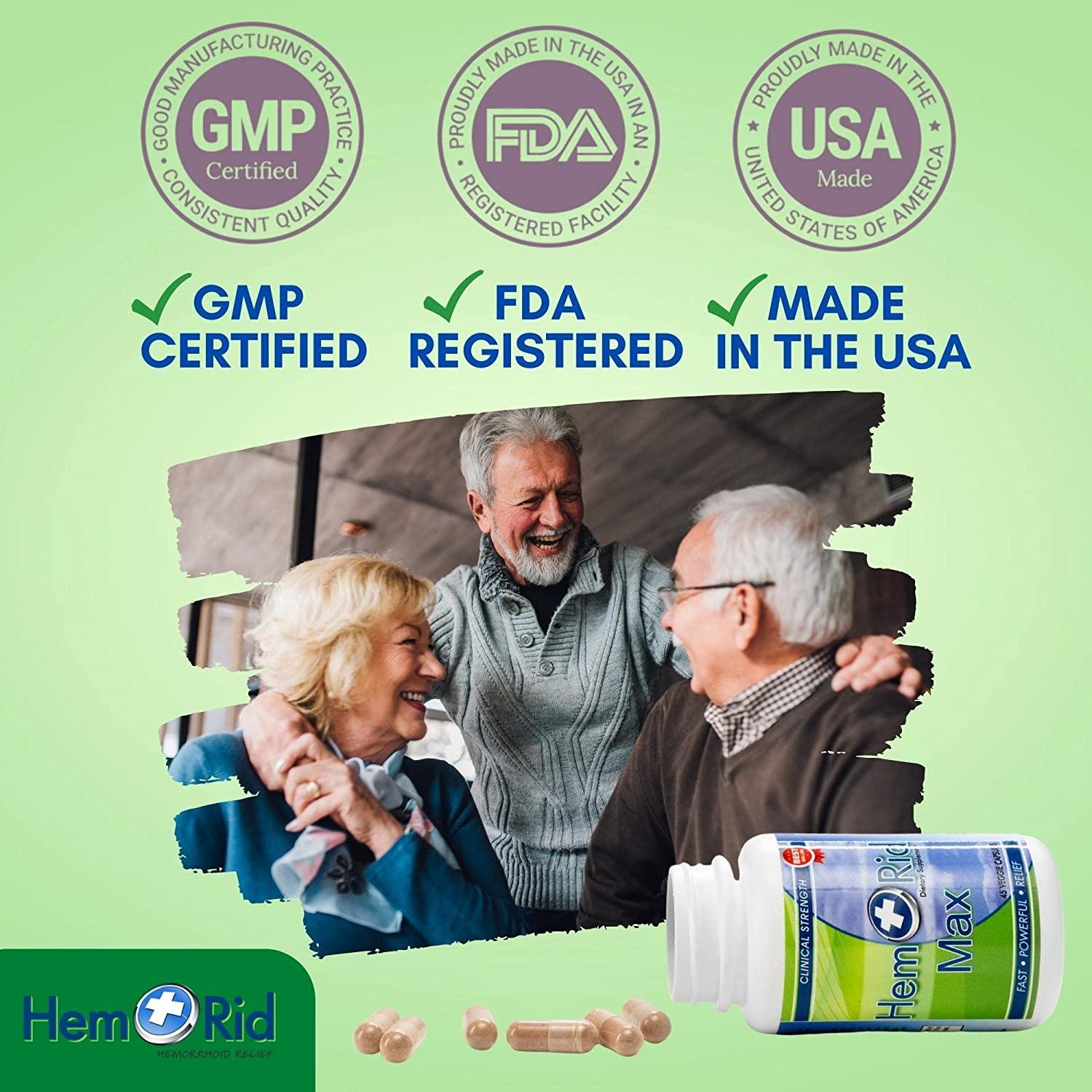 HemRid Max - Fast Hemorrhoid Relief | Effective Hemorrhoid Pills in 2-5 ...