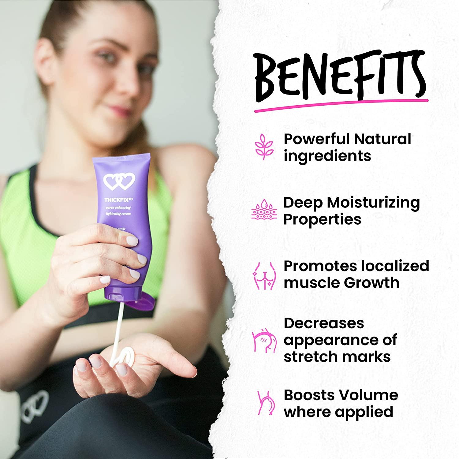 Gluteboost ThickFix Weight Gainer Cream for Women - Natural Enhancement ...