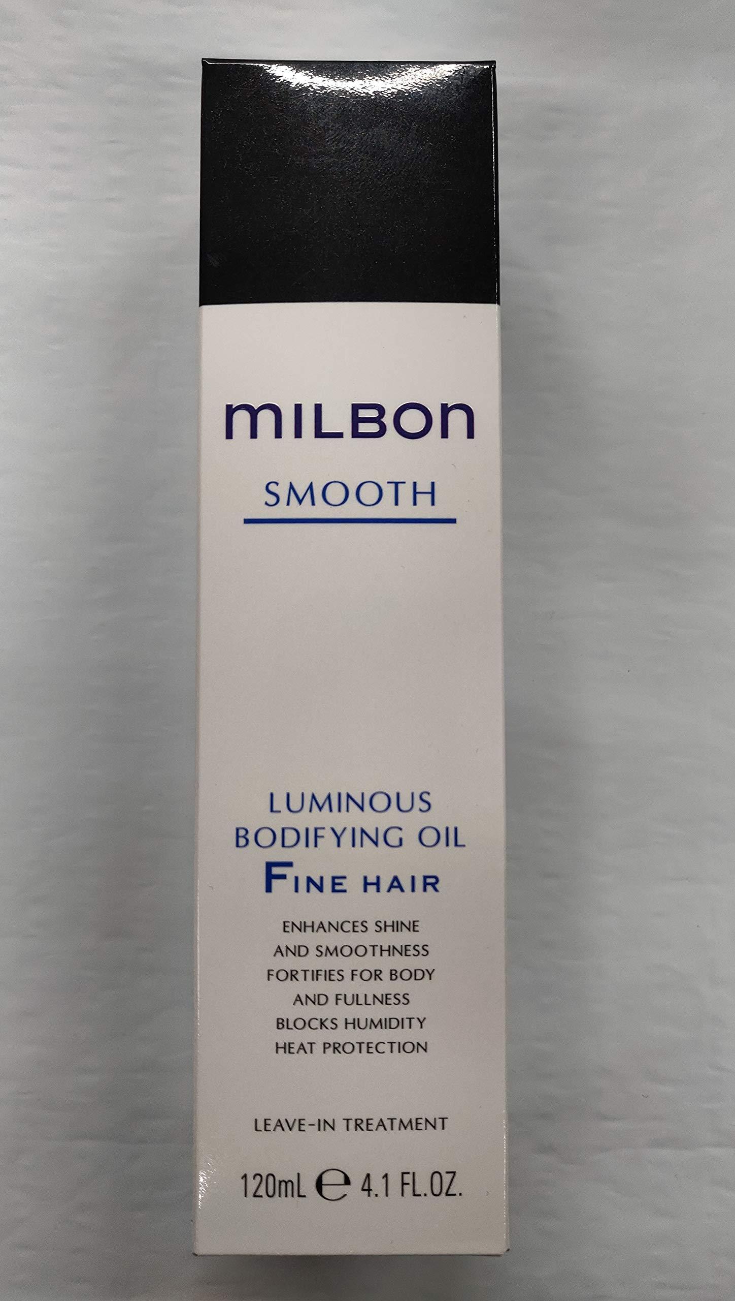 Milbon Smooth Luminous Bodifying Oil 4.1oz - Ideal for Fine Hair | Buy ...