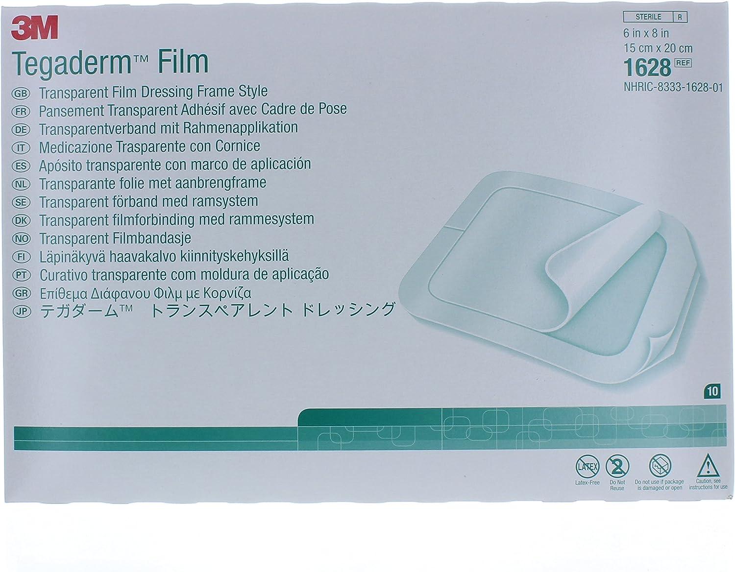 Meta Title: 3M Tegaderm Transparent Dressing 6 x 8 - Box of 10 | 1628 ...