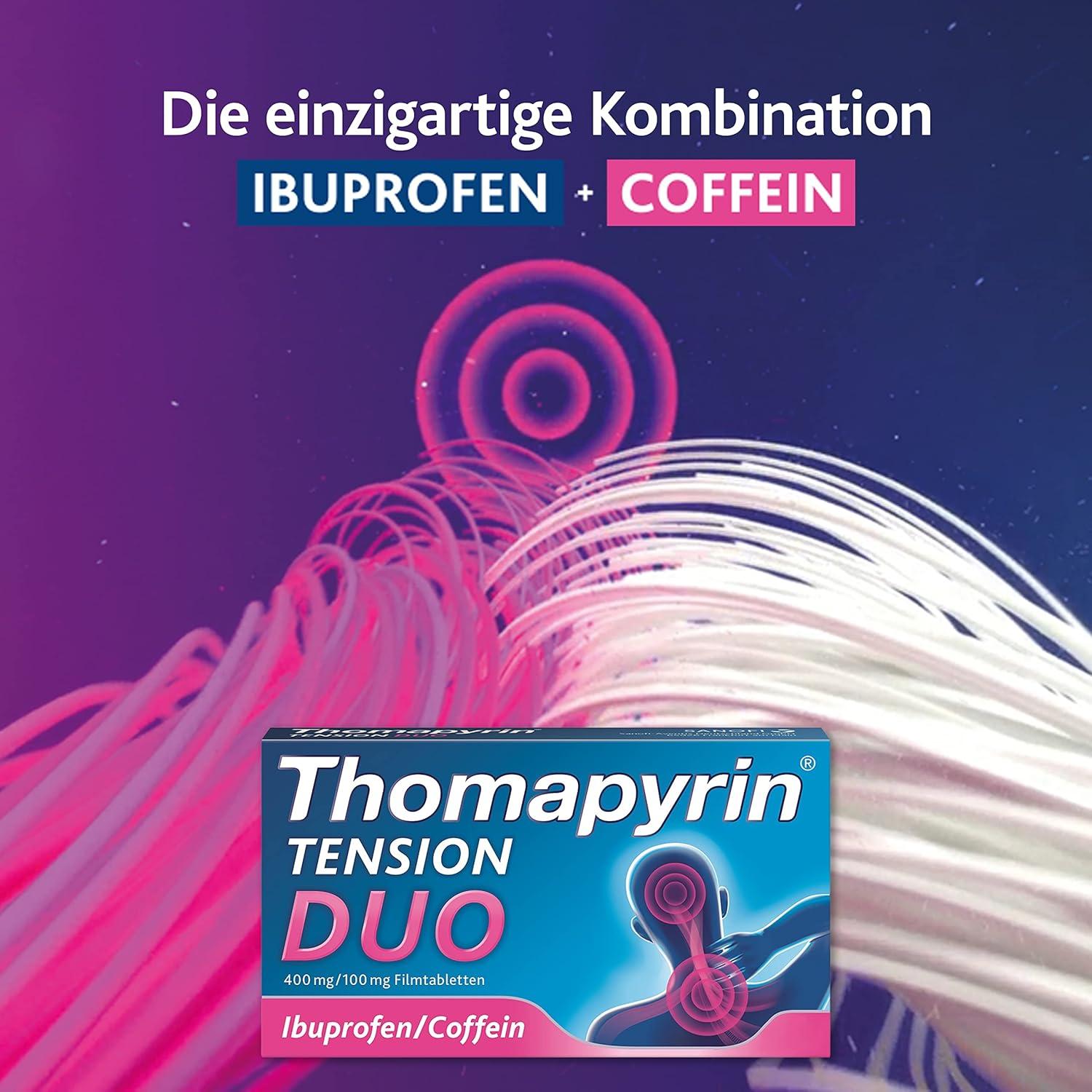 Thomapyrin TENSION DUO Film-Coated Tablets - Fast Relief for Severe ...