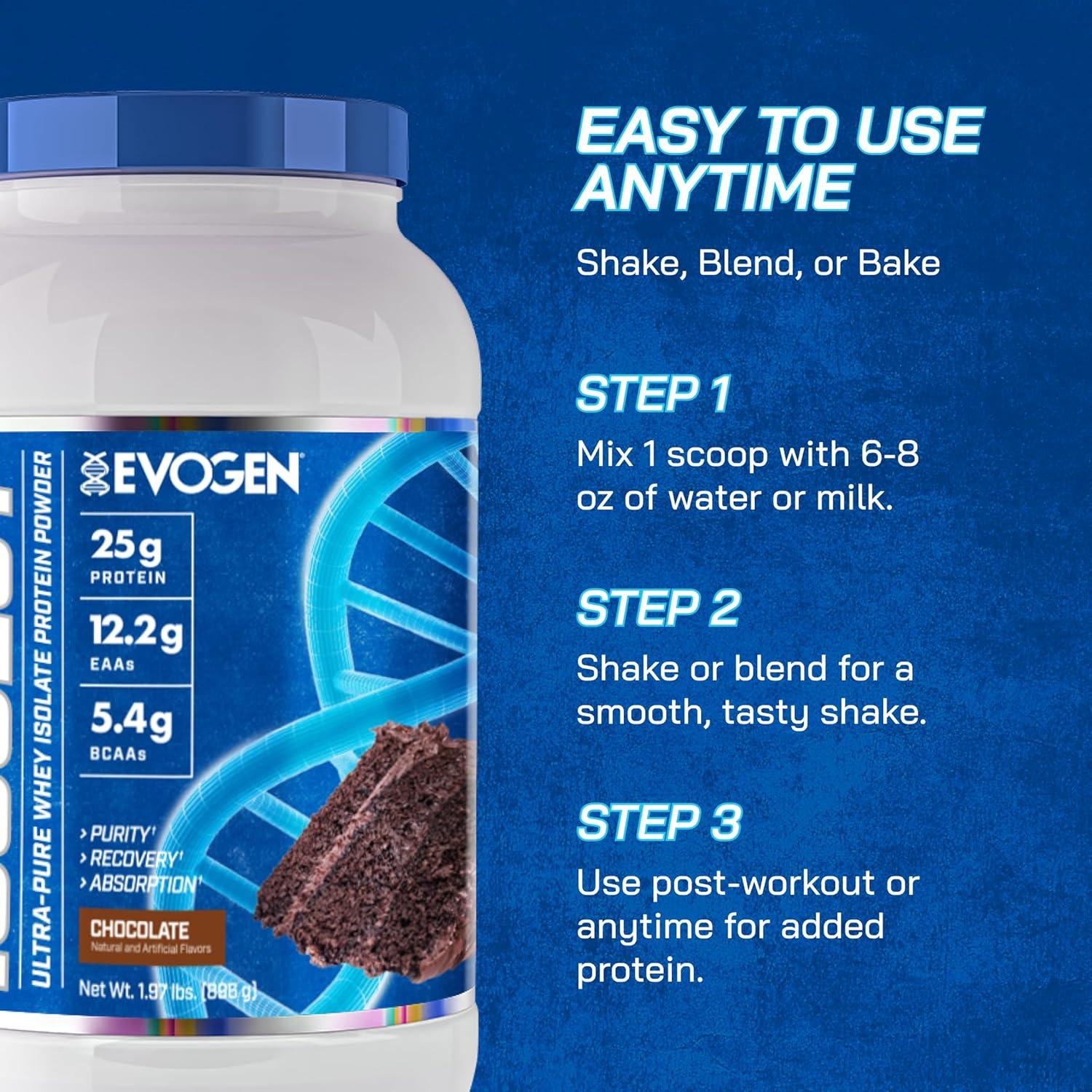 Evogen Isoject - Whey Isolate Protein Powder Ultra-Pure Whey Isolate ...