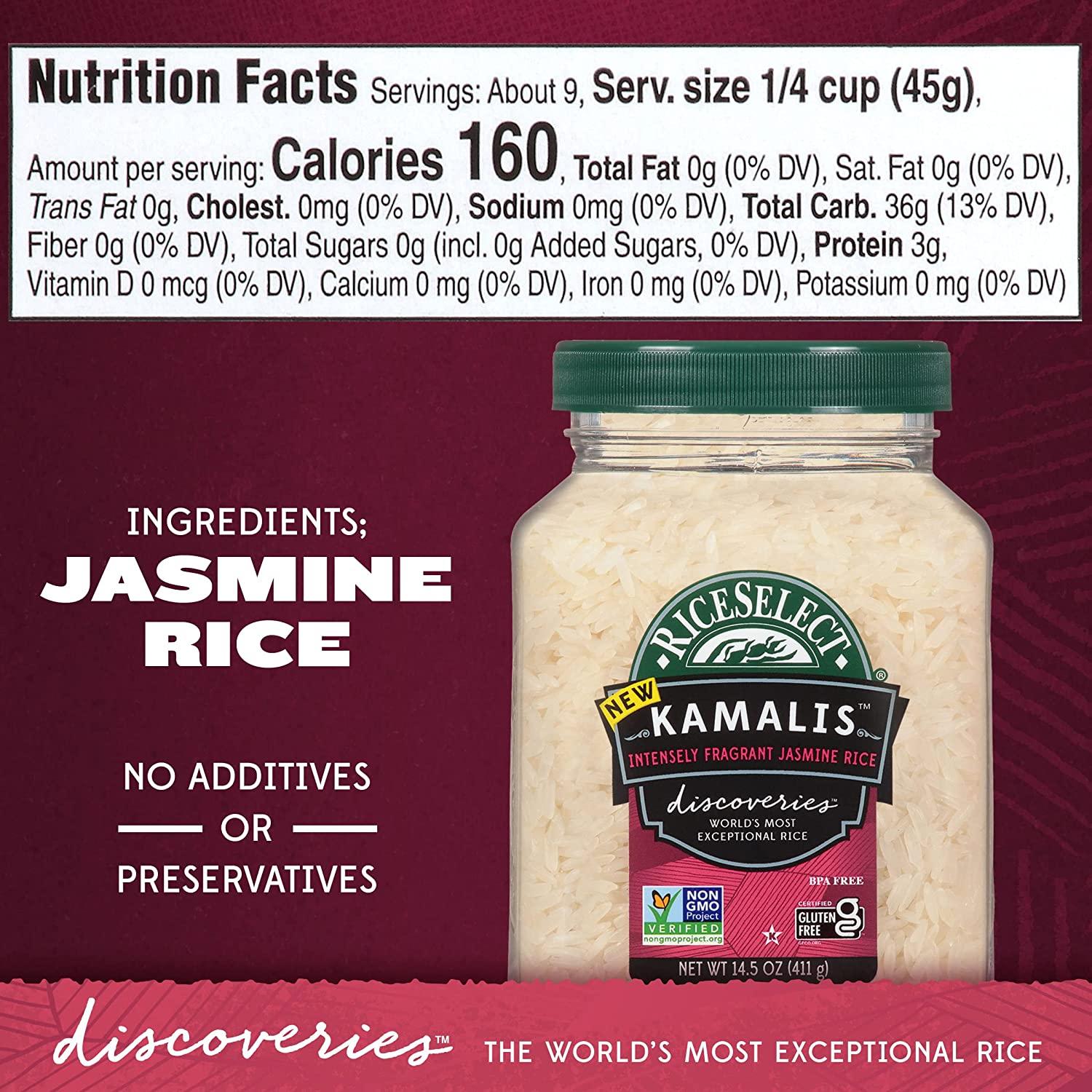 RiceSelect Discoveries Kamalis Intensely Fragrant Jasmine Rice - 14.5 ...
