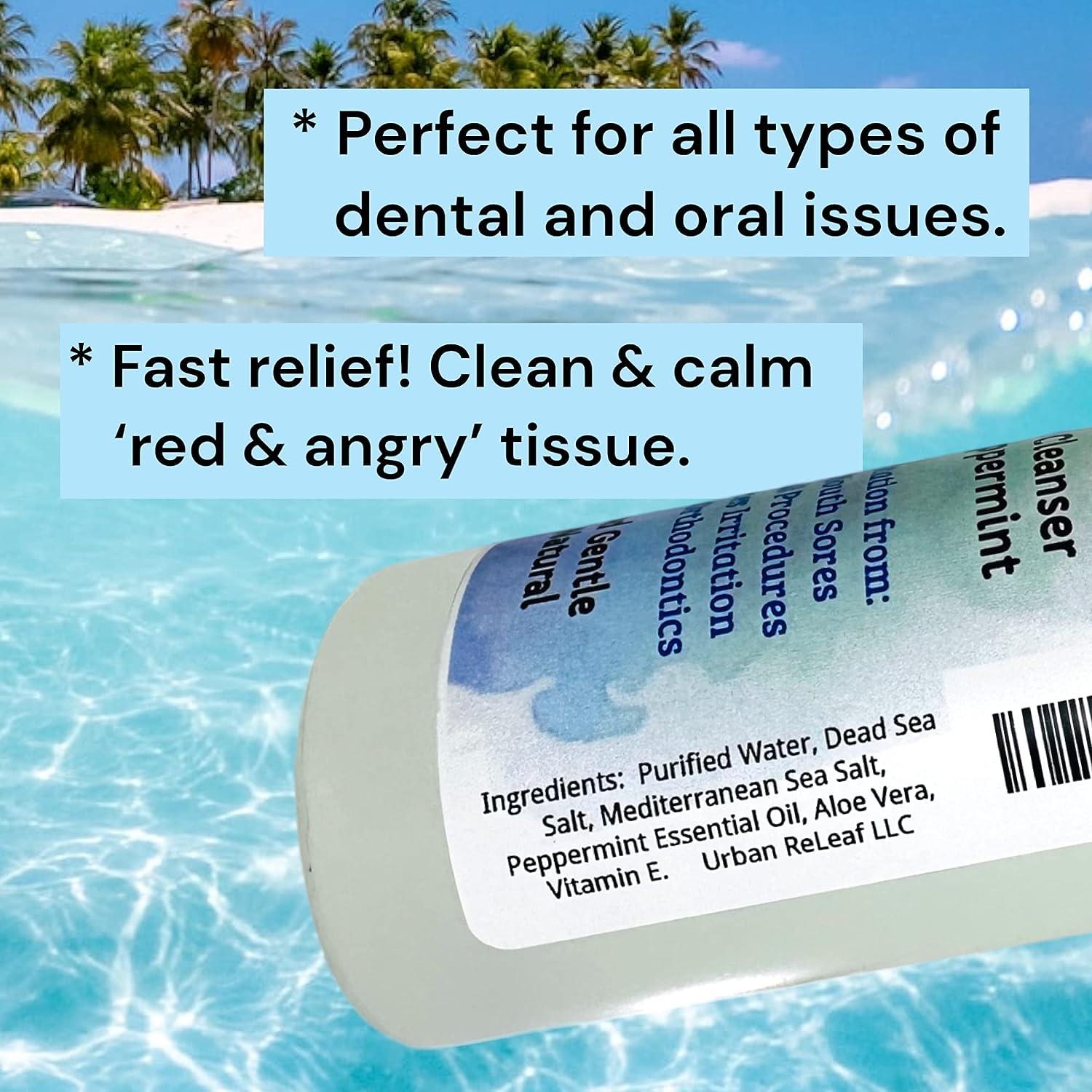 Urban ReLeaf Liquid Oral Wound Cleanser with Peppermint - Natural Sea ...