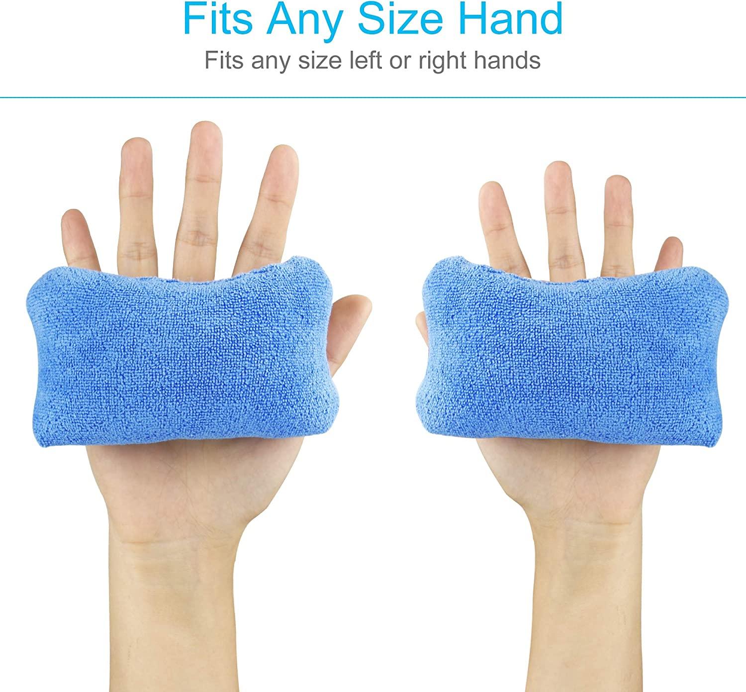 REAQER Hand Contracture Cushion Palm Grip - Elastic Band Sweat ...