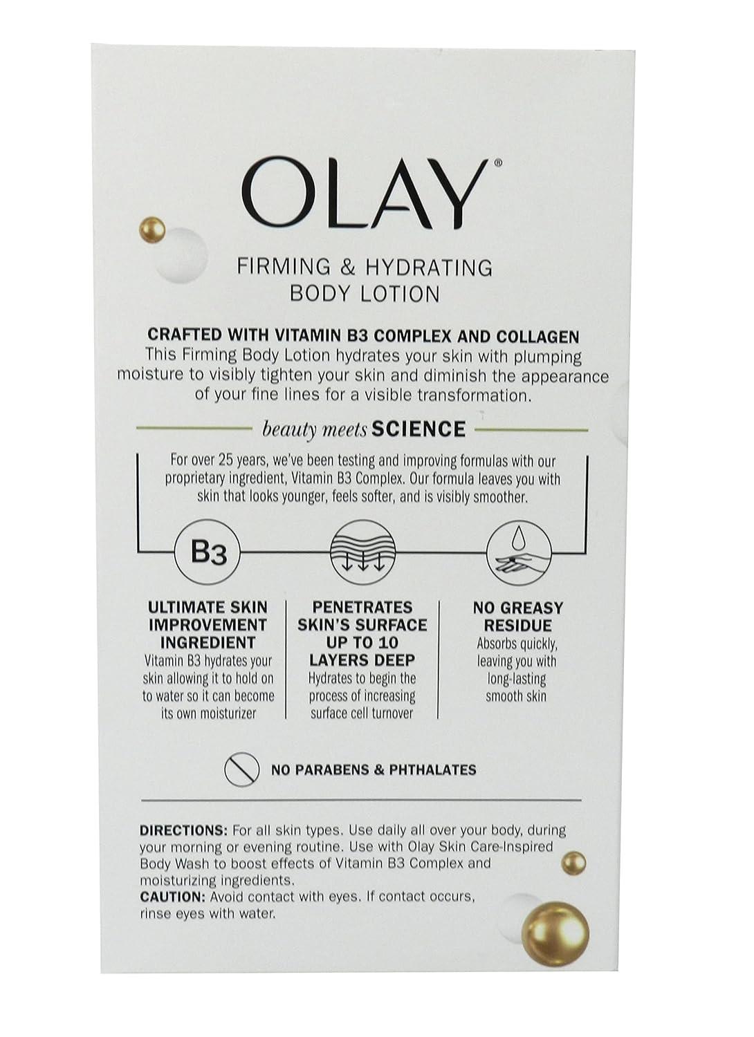 Olay Collagen B3 Firming & Hydrating Body Lotion 2 Pack | Olay Body ...