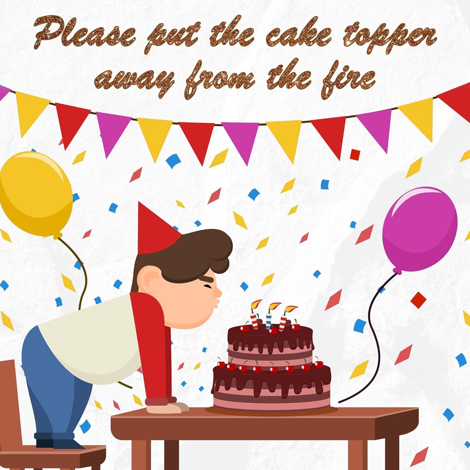 Personalize Judo Birthday Cake Topper | Double Side Glitter Cake ...