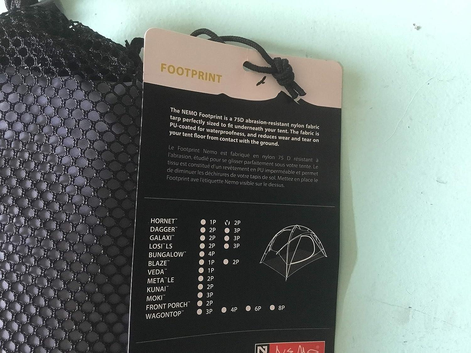 Lightweight Nemo Hornet Backpacking Tent 2 Person Footprint - Durable ...