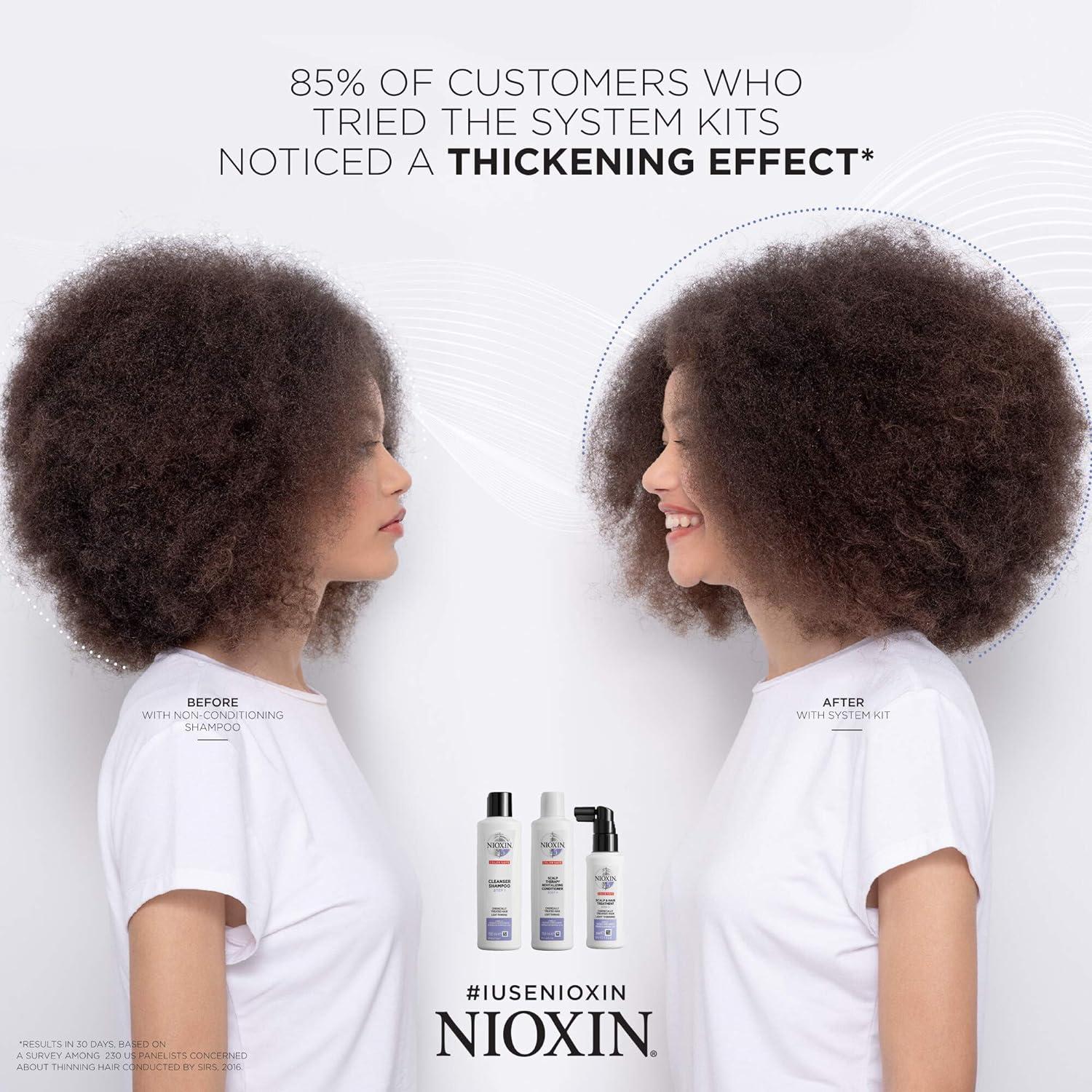 Nioxin 3-Part System System 5 Chemically Treated Hair with Light ...