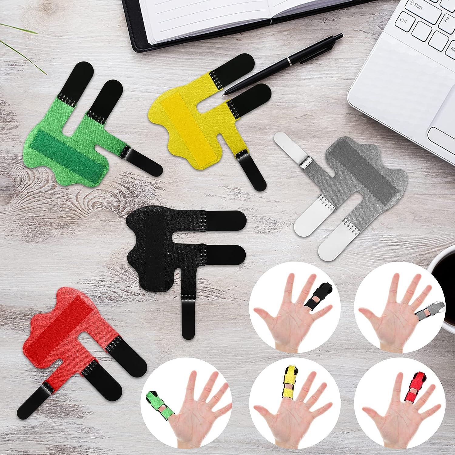 5Pcs Soft Fabric Trigger Finger Splint Set | Thumb & Finger Brace for ...