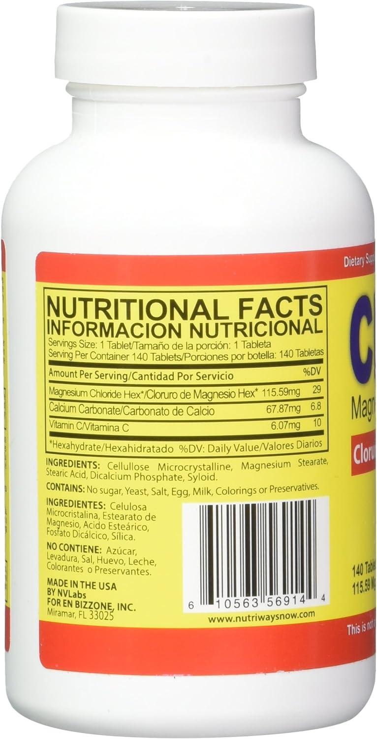 Cloru-Mag Plus - 140 Tablets - Magnesium Chloride Supplement | Buy Now ...