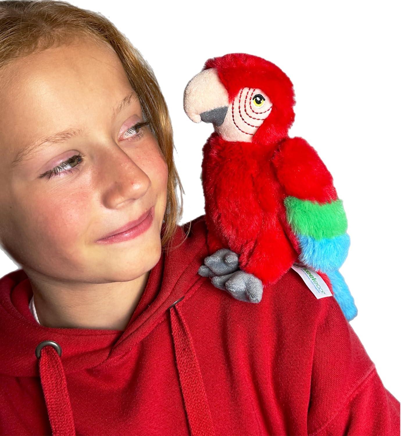 Deluxe Paws Plush Eco Toy - 100% Recycled, Cuddly Soft (Parrot) | Buy ...