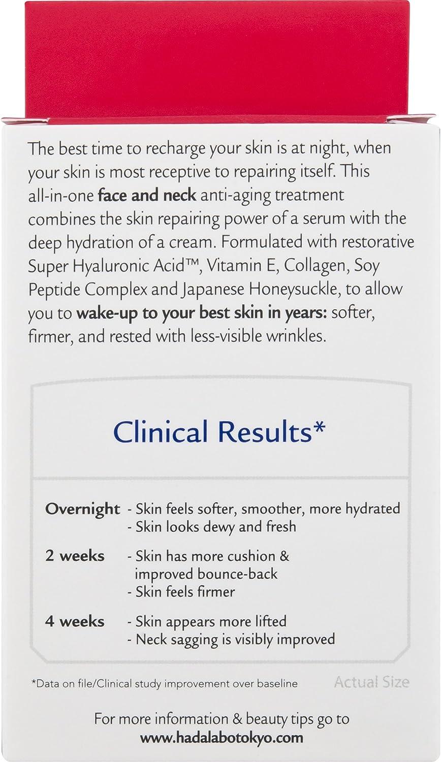 Hada Labo Tokyo Overnight Treatment - 1.76 oz | Hydrating Night Cream ...