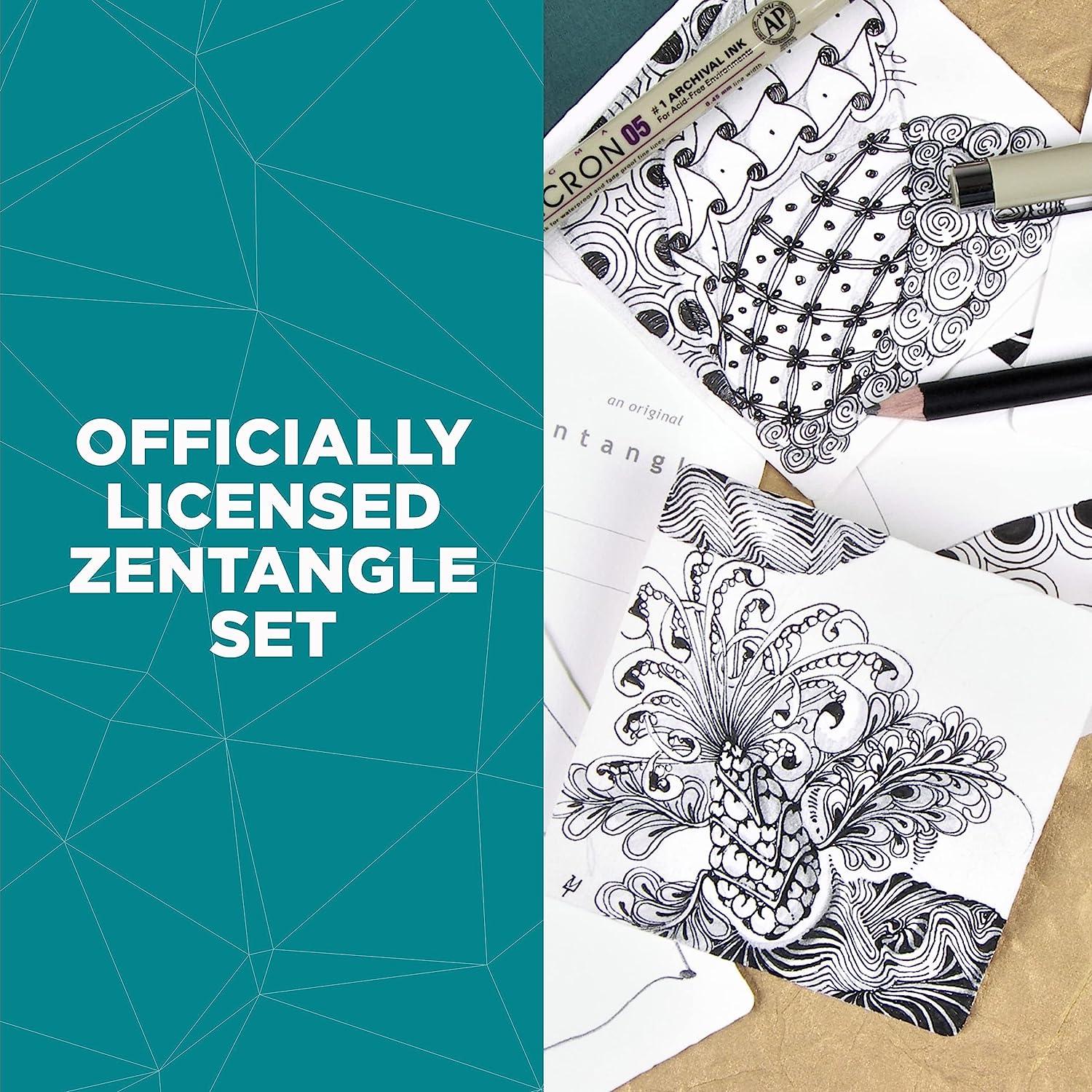 Sakura Zentangle Renaissance Tool Set - 12 Piece Set with Micron and ...