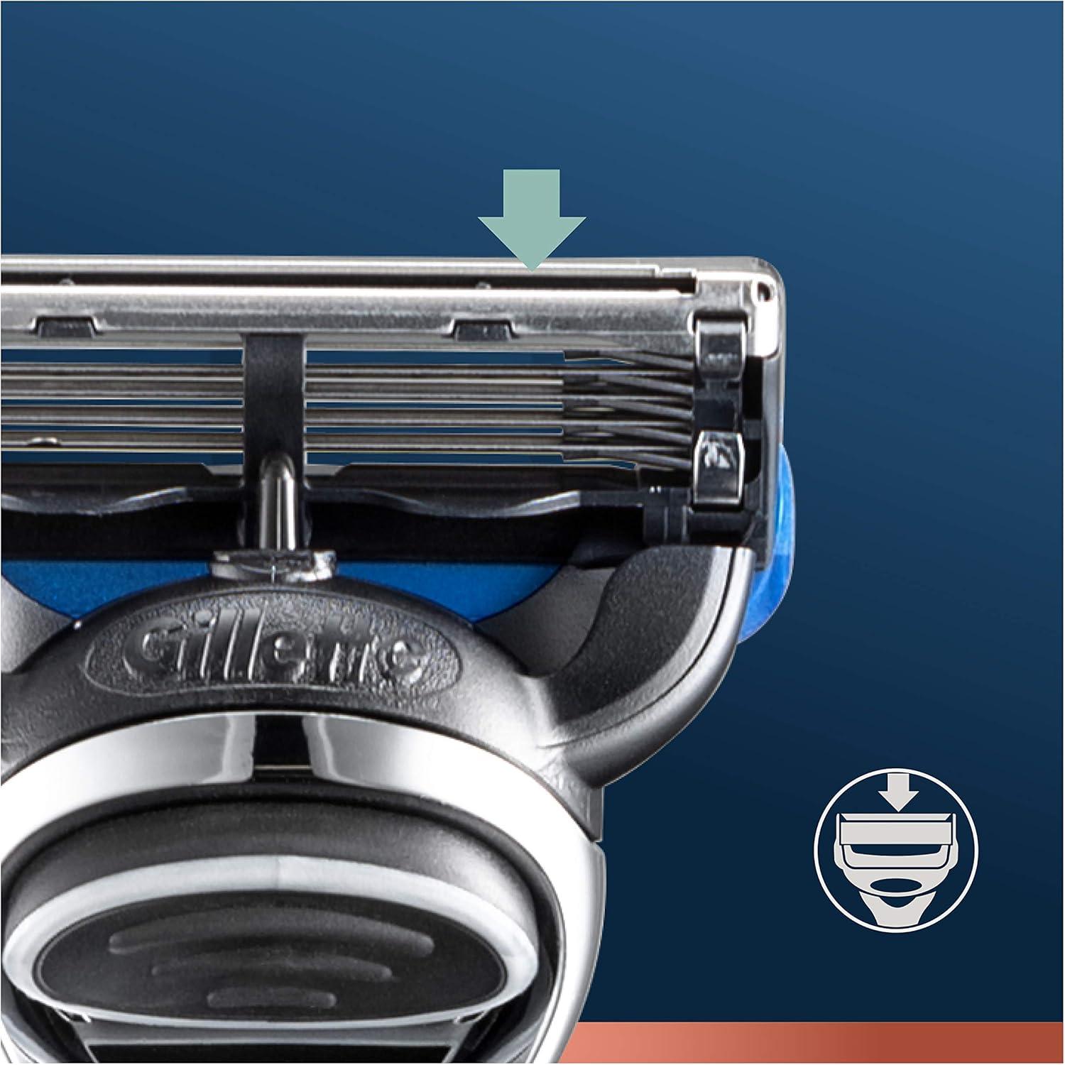 Gillette Men's Razor & Profiler with Precision Trimmer - Premium Handle ...