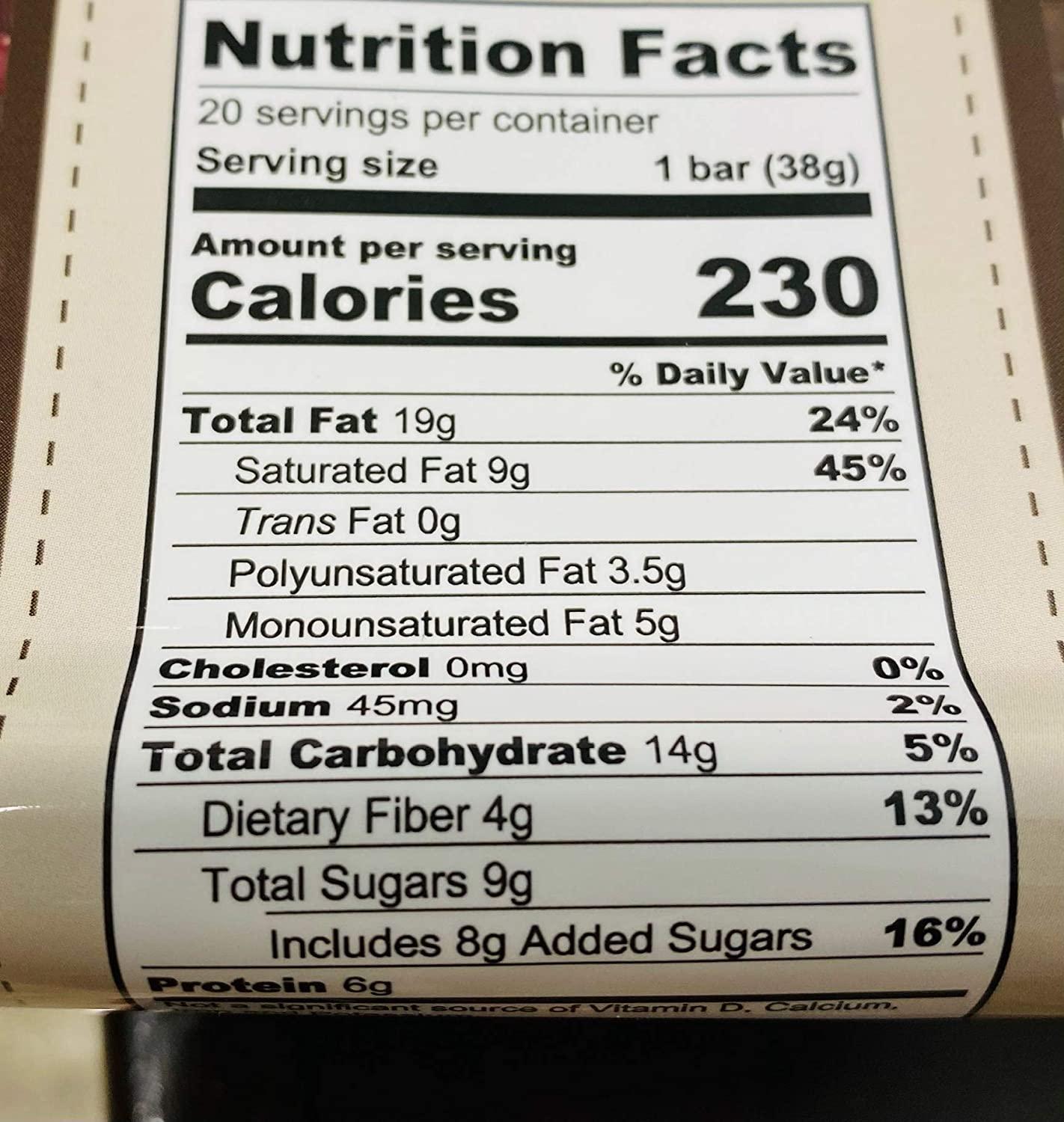 Organic Paleo Bars 27 oz. (2 Pack) - 20 Count | Nutritious Snack for ...