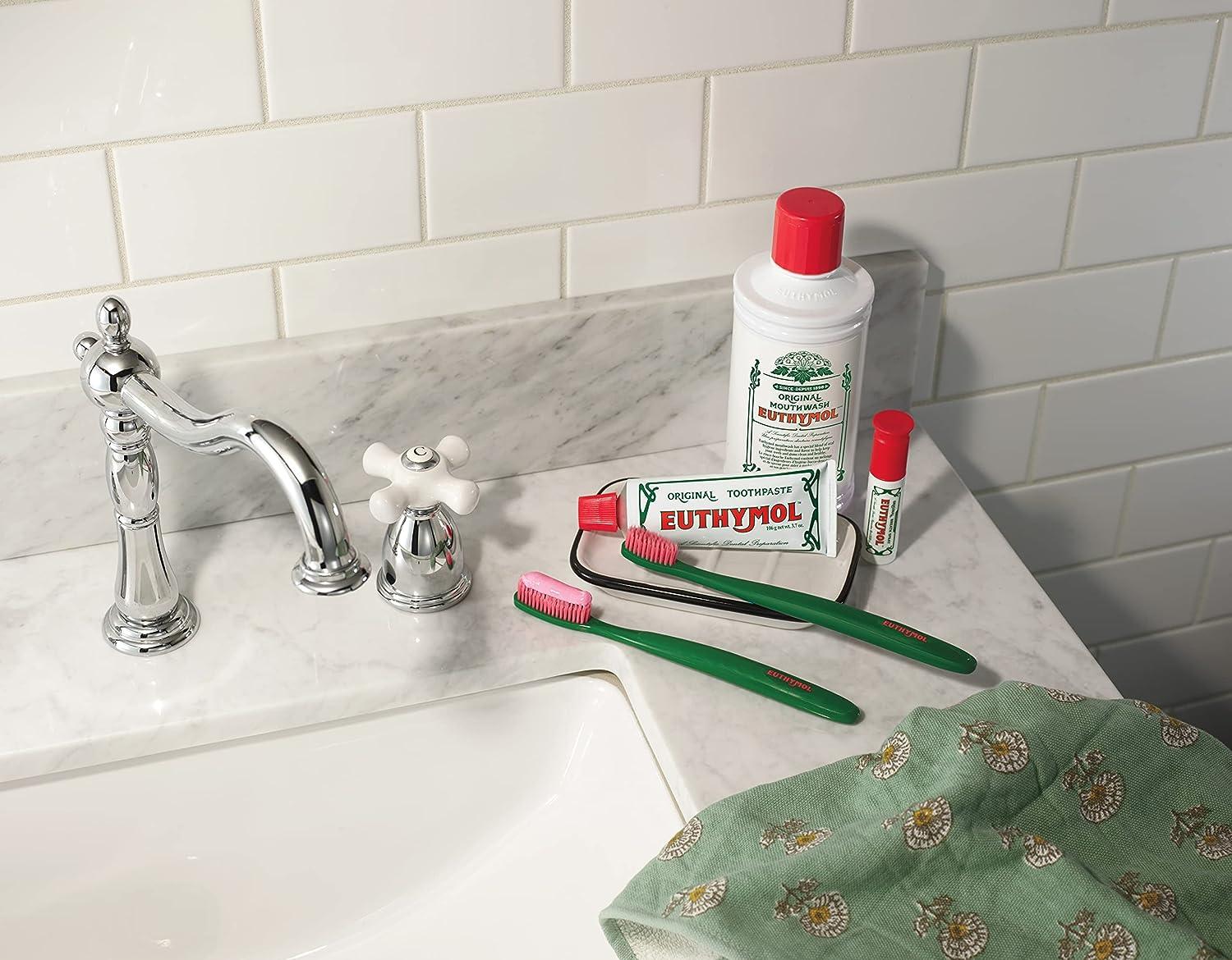 Euthymol Regular Soft Bristle Toothbrush - Triple Curve Ergonomic ...