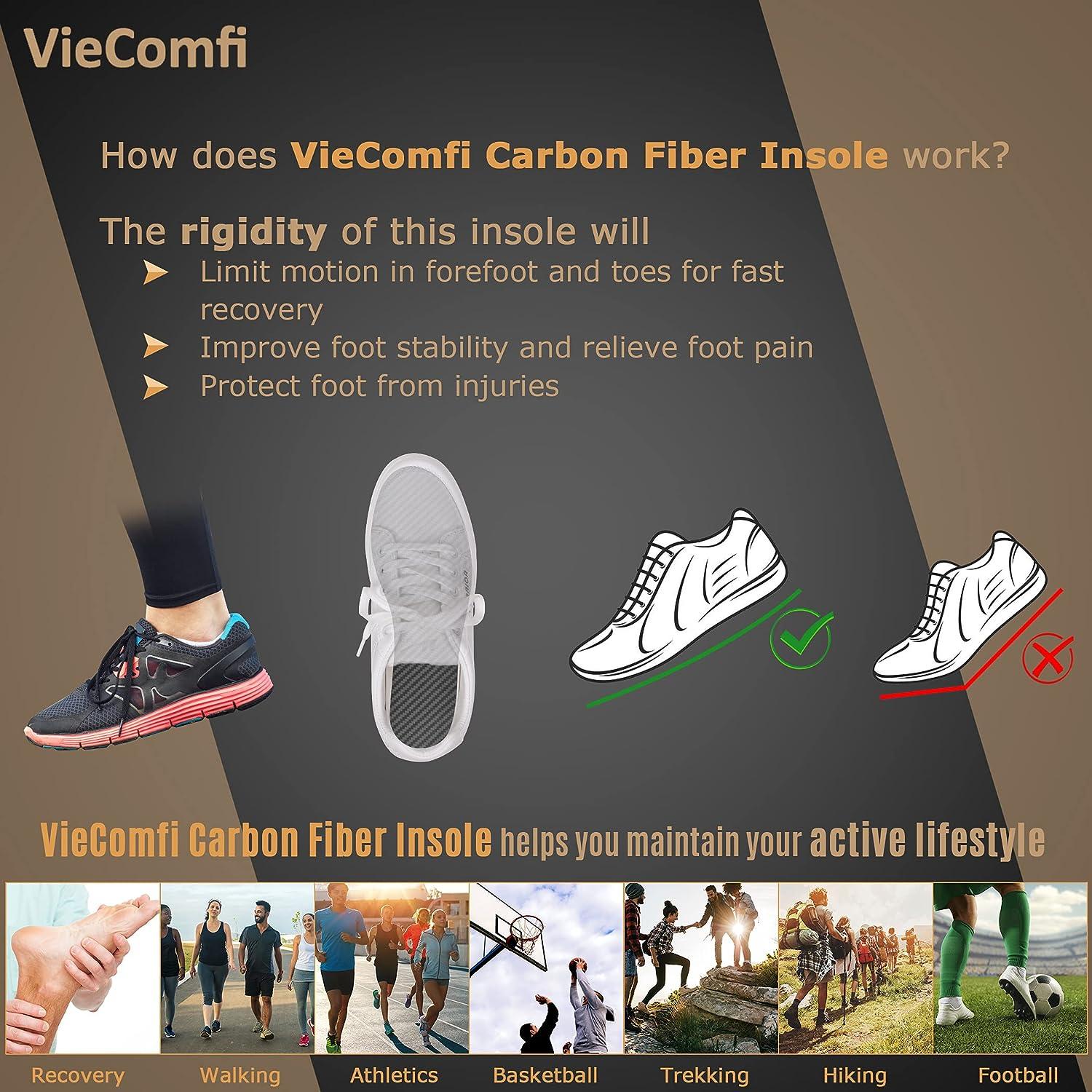 Carbon Fiber Insoles for Pain Relief & Injury Recovery | Rigid Orthotic ...