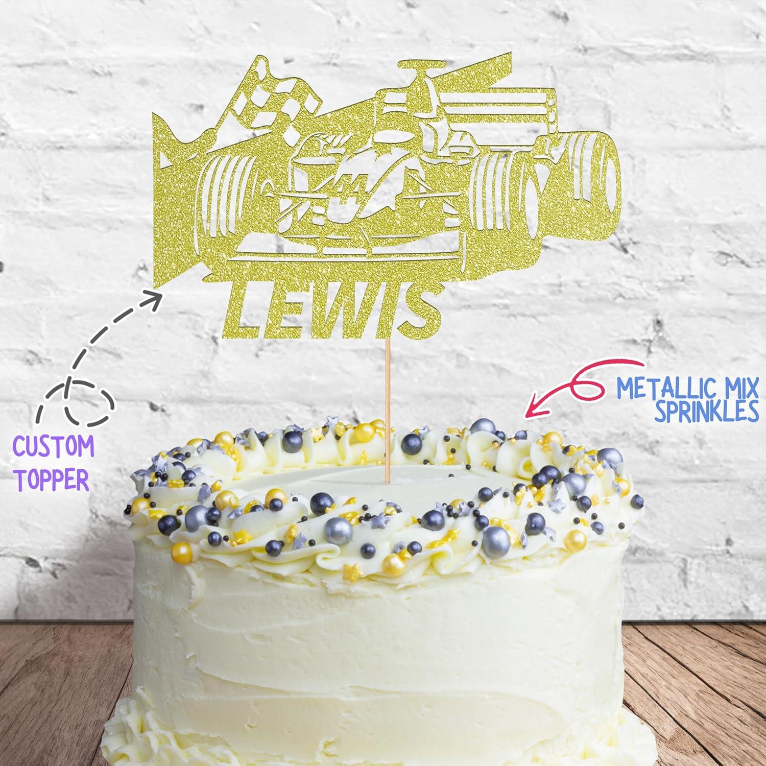 Cakeshop Cake Decoration Pack | F1 Formula 1 Racing Car Premium Double ...
