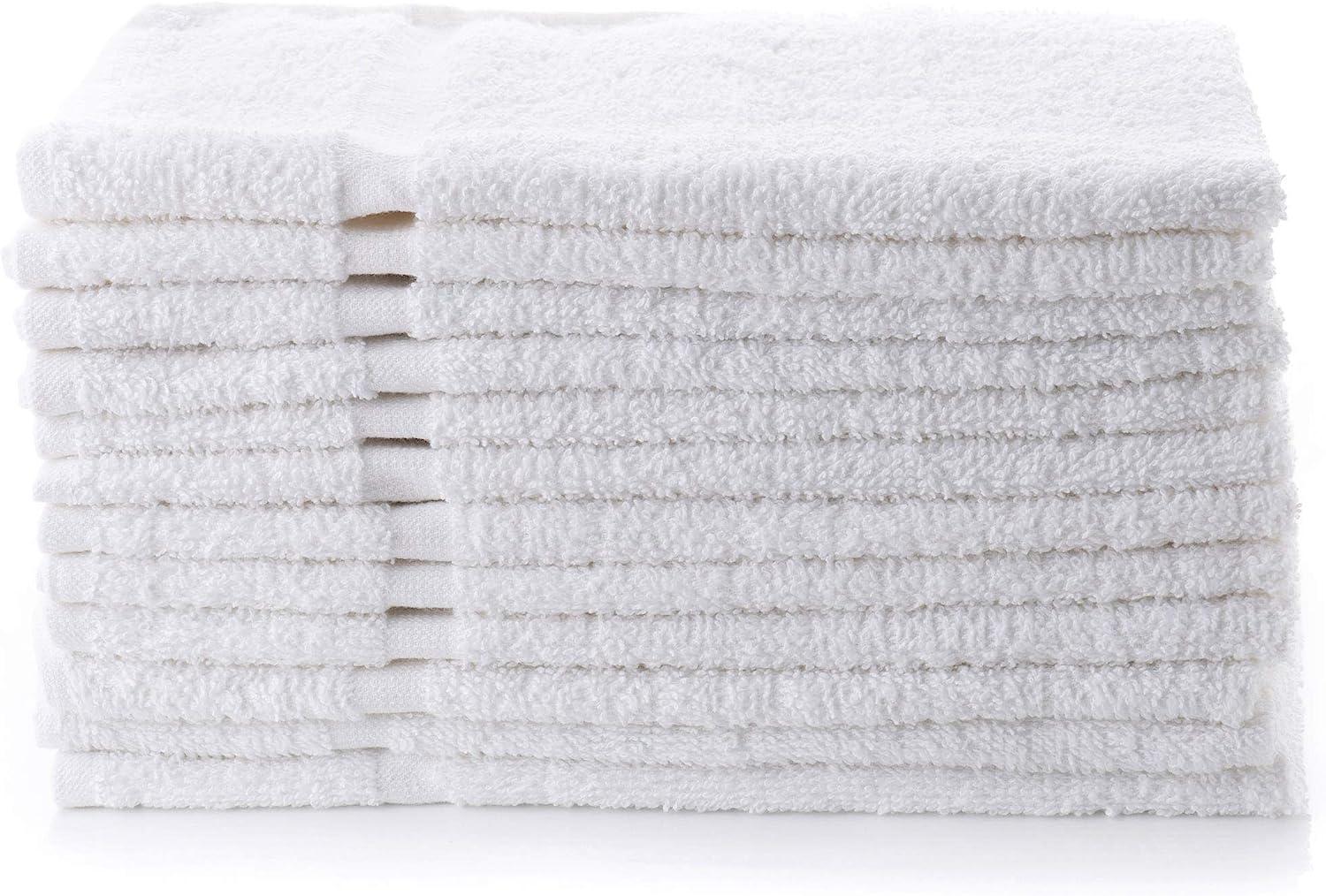 Simpli-Magic 79251 White Hand Towels 16x27 - 12 Pack | Soft & Absorbent ...
