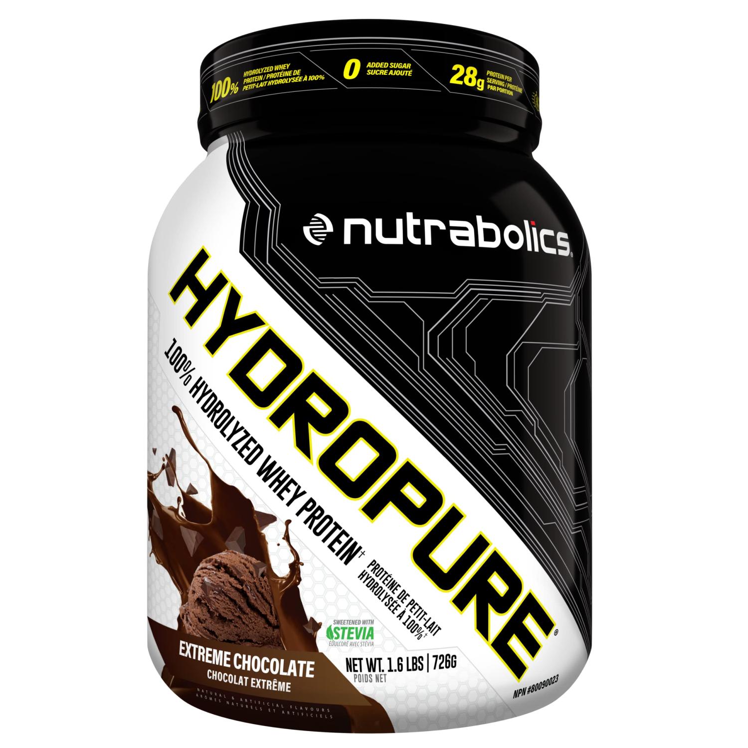 Nutrabolics Hydropure 100% Hydrolyzed Whey Protein Powder Extreme ...
