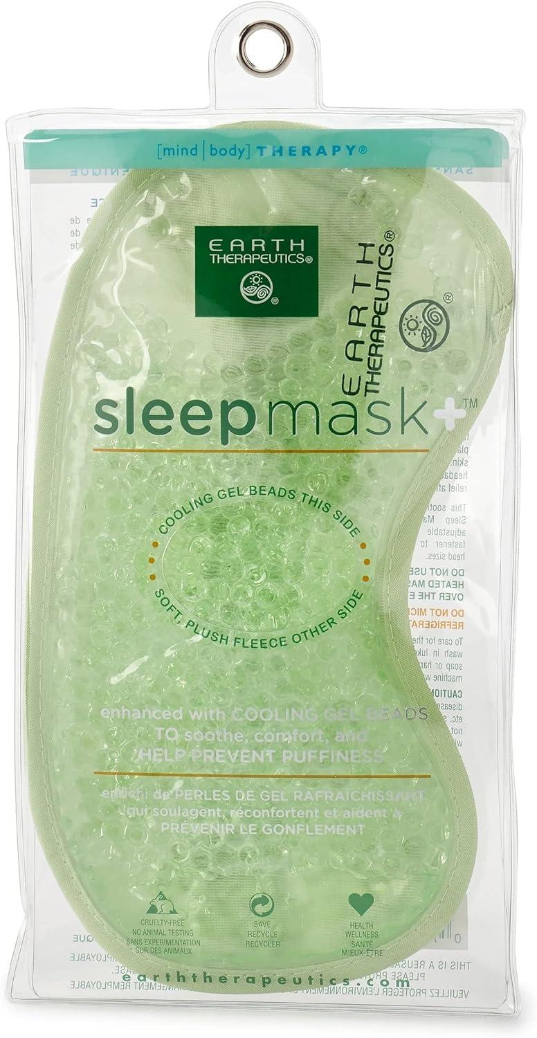 Earth Therapeutics Cooling Gel Sleep Mask - Sea Green | Soothing ...