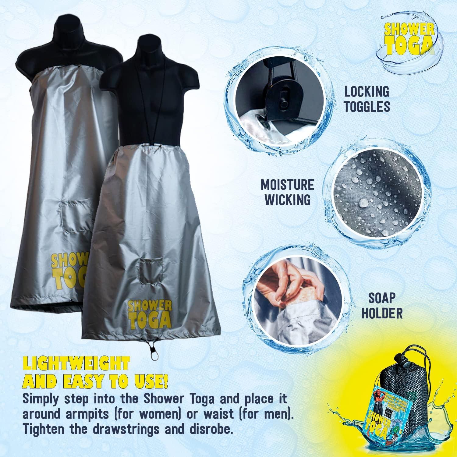 Shower Toga: Portable Shower Curtain for RV, Camping & Outdoor ...