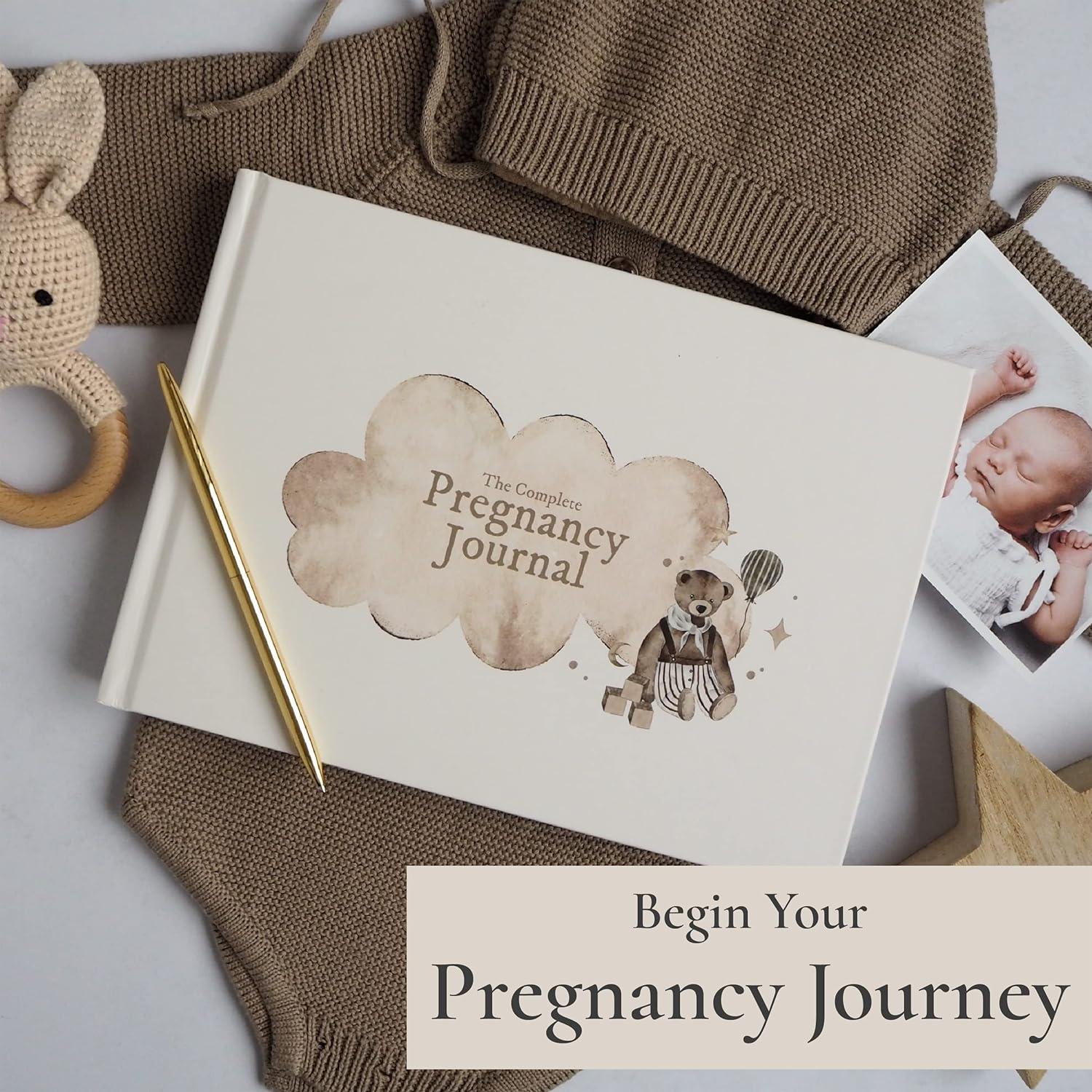 Pregnancy Journal & Memory Book Gift for Expecting Moms - Includes ...
