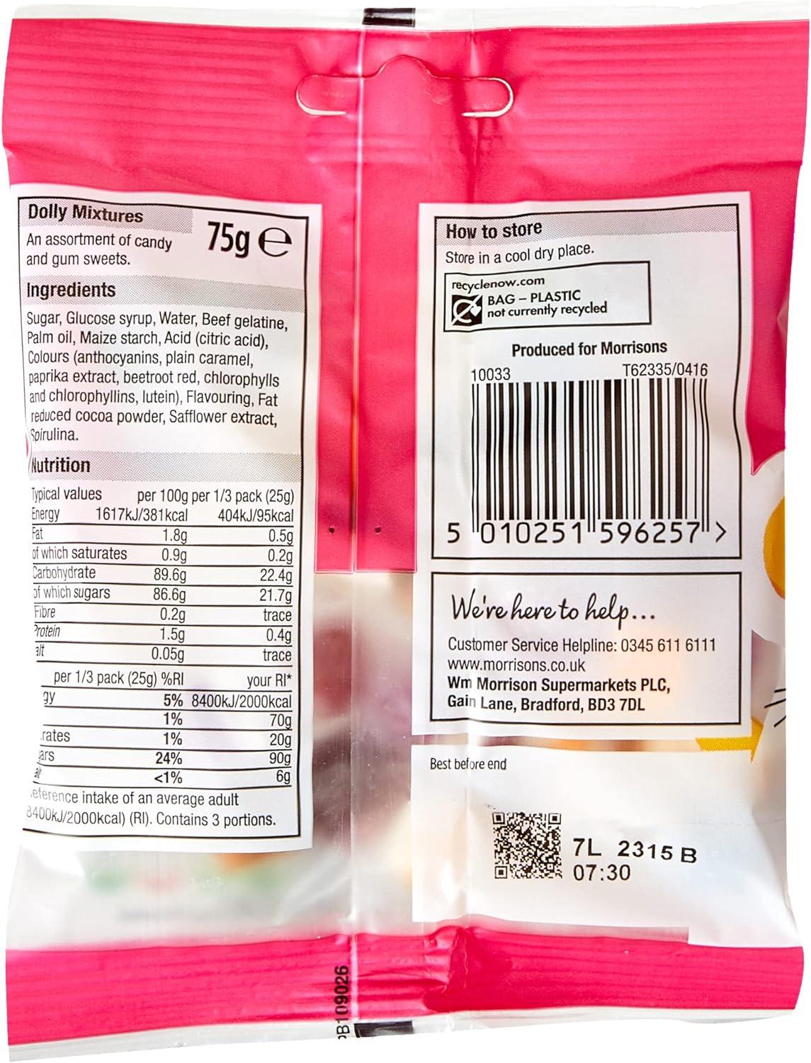 Morrisons Dolly Mix 75 g x 20 | Buy Now with Express International ...