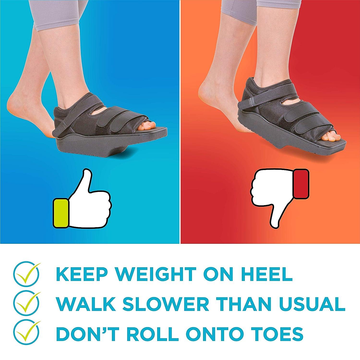 Forefoot Off-Loading Healing Shoe - Non-Weight Bearing Medical Boot for ...
