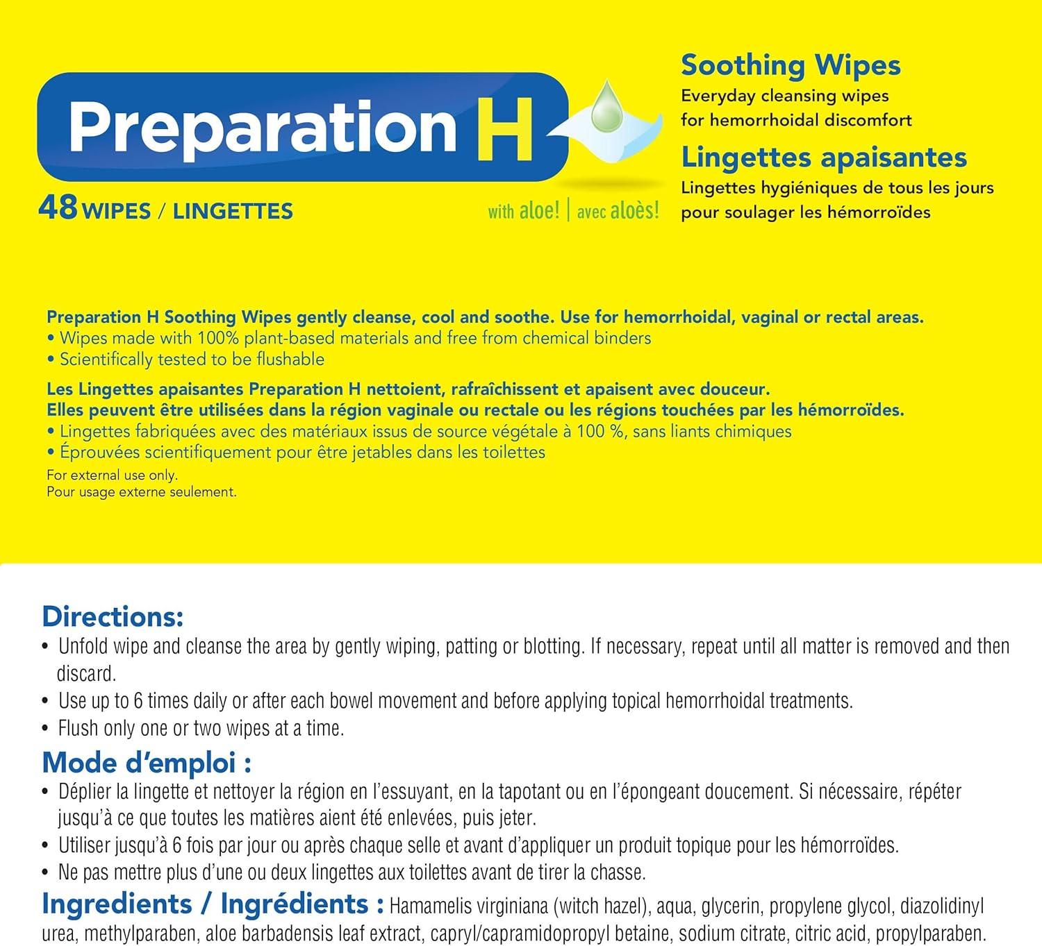 Preparation H Cream (25 g) with Bio-Dyne Hemorrhoid Multi-Symptom Pain ...