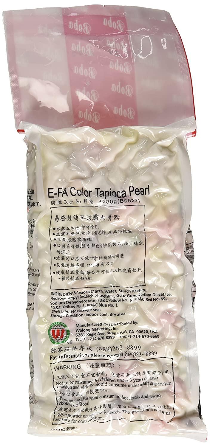 Rainbow Tapioca Pearls Boba Bubble Tea 2.2 lb by ADHealthyway - 2.2 lb ...
