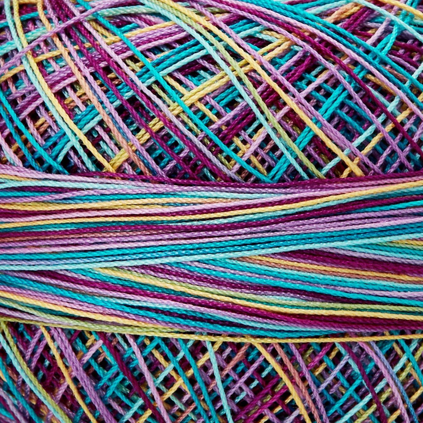 Lizbeth Size 80 Cotton Thread Ocean Sunset - 184 Yds, 10 Grams (HH80155 ...