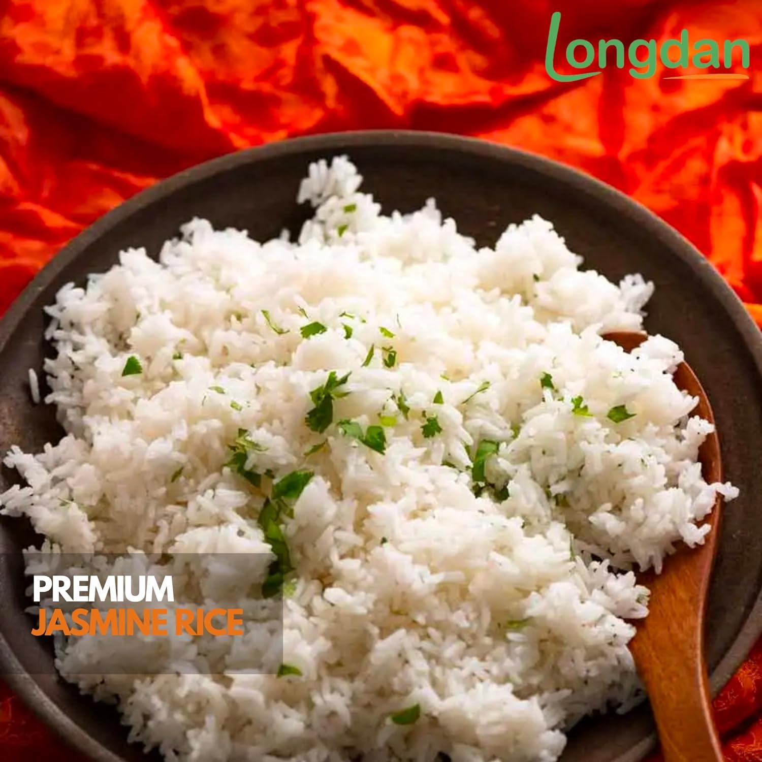 Longdan Premium Jasmine Rice 10kg | Buy Now with Express International Delivery | GoSupps.com