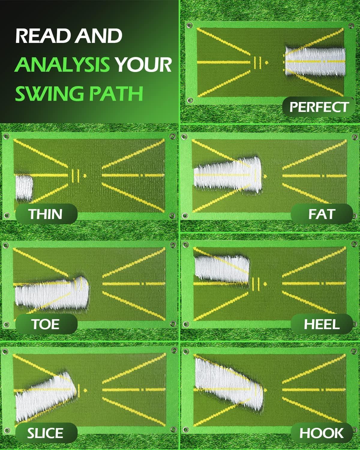 Swing Detection Golf Training Mat - Improve Swing Path and Hitting ...