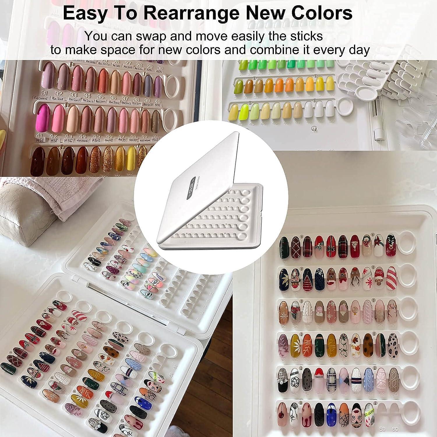 Nail Polish Swatch Book C8 - Professional 120 Colors Display Book | No ...
