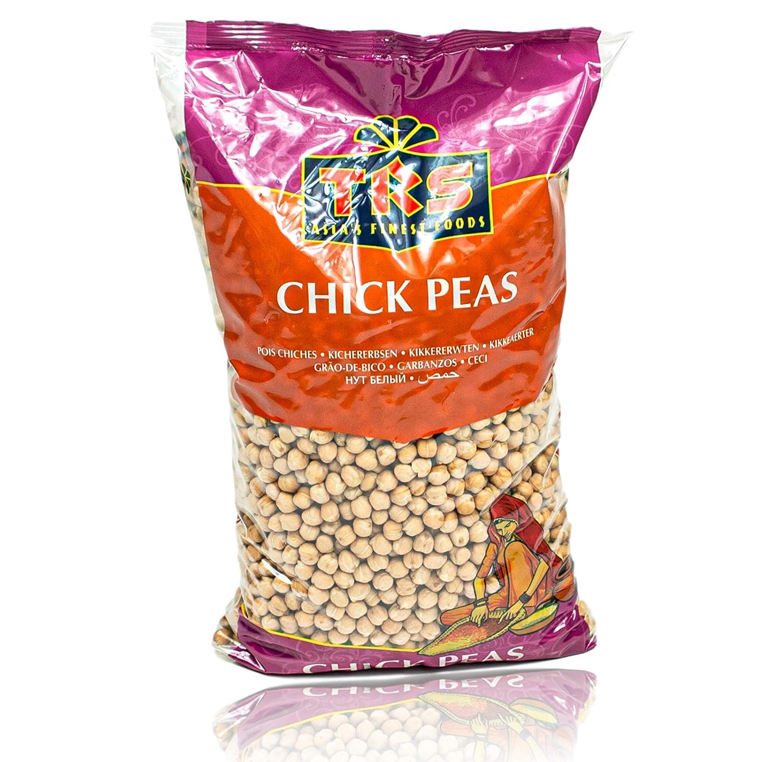 Buy TRS Pack of 3 Premium Dried Chickpeas - 2 kg Bulk Uncooked Chick ...