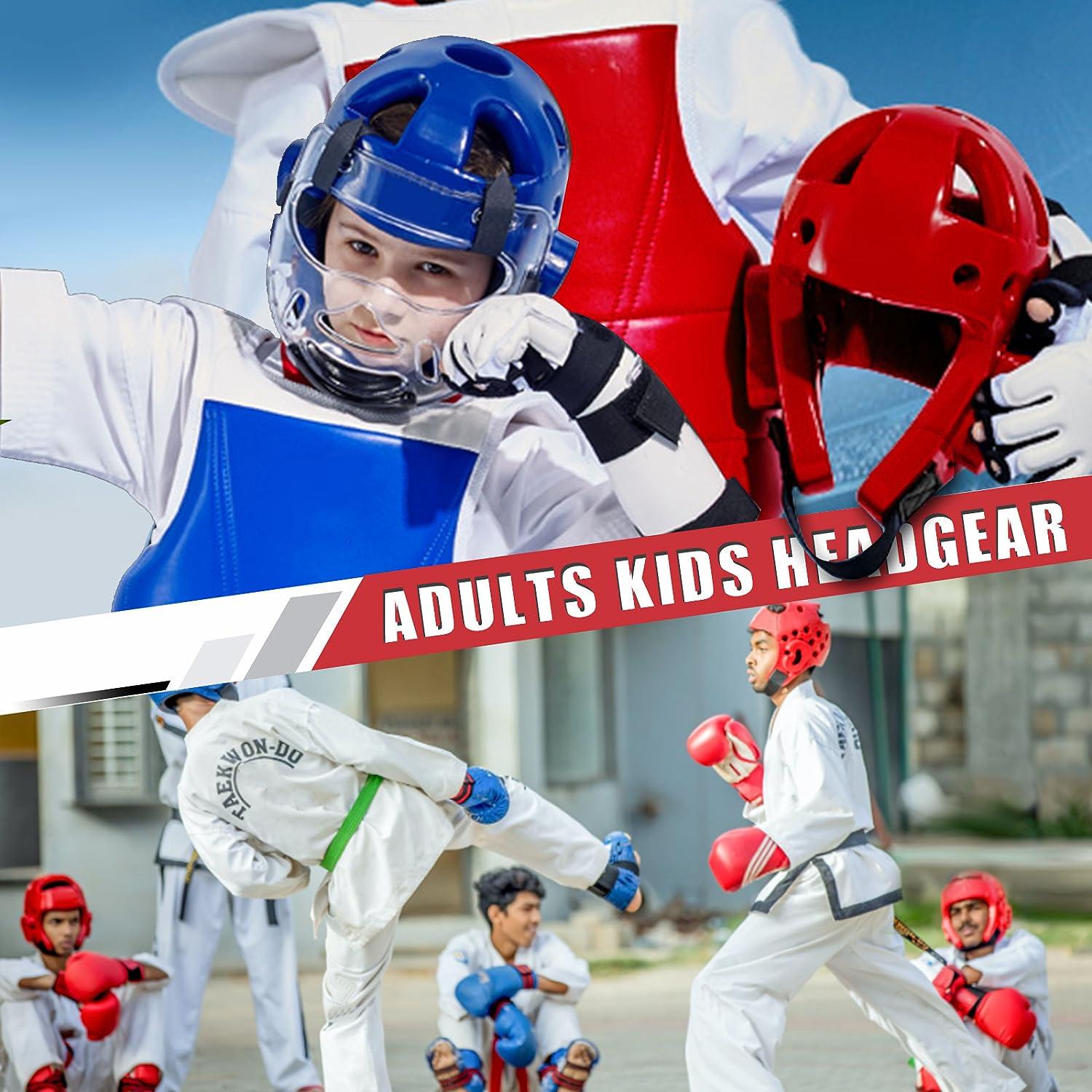 TuToing Karate Headgear with Removable Face Shield for Kids and Adults ...