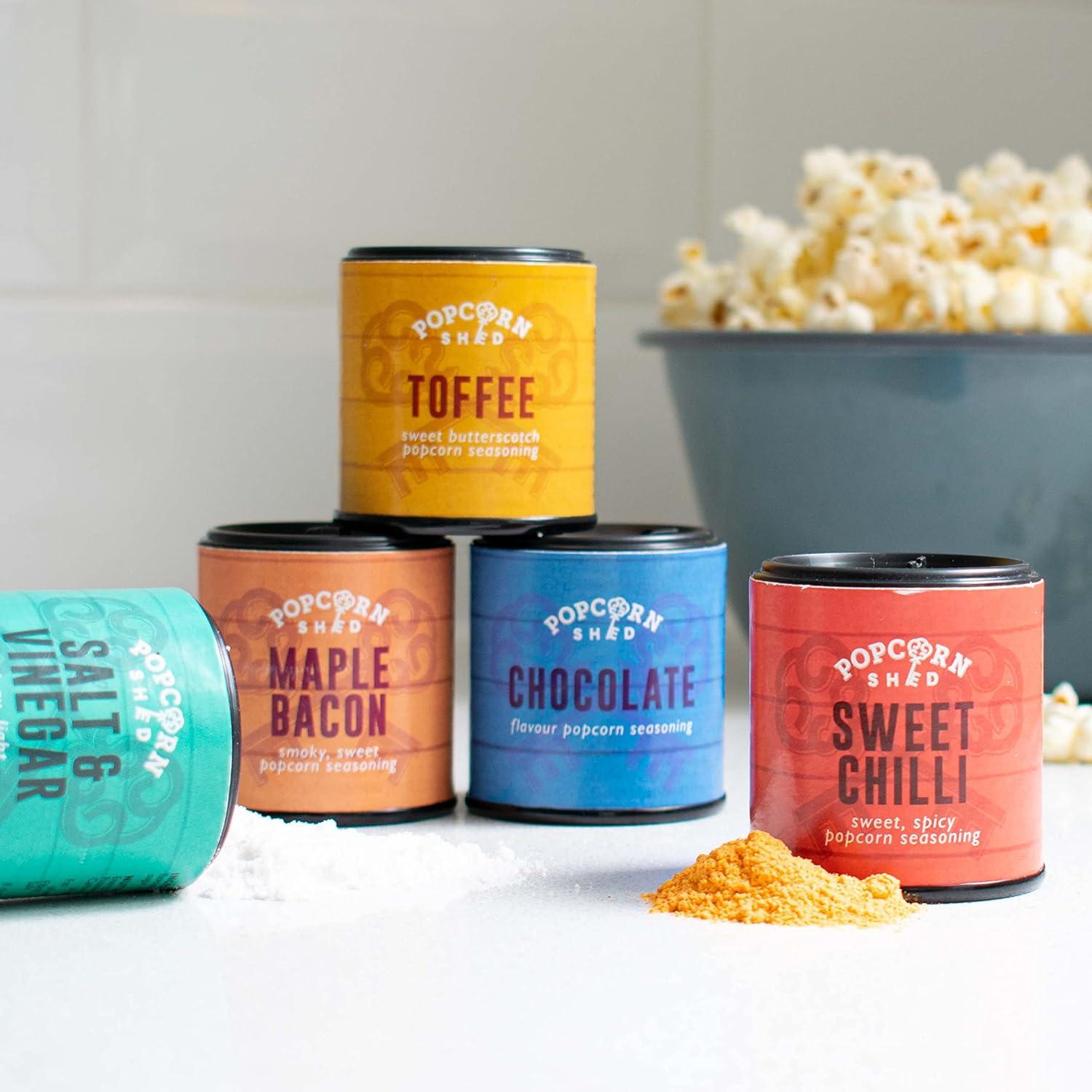 Gourmet Popcorn Seasonings 5 Pack 5 Different Sweet and Savoury Popcorn ...