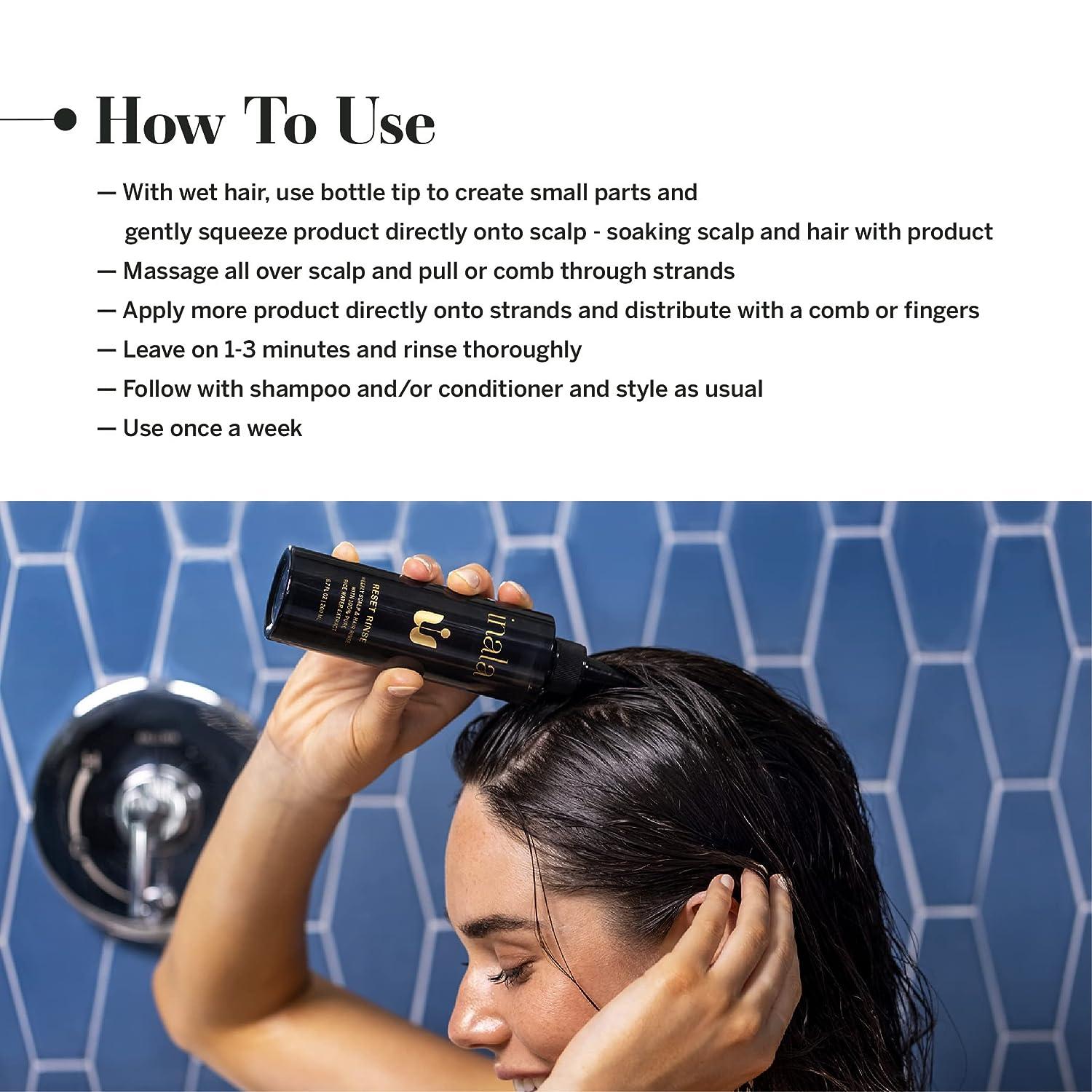 Inala Reset Rinse | Weekly Scalp & Hair Treatment | Removes Build-up ...