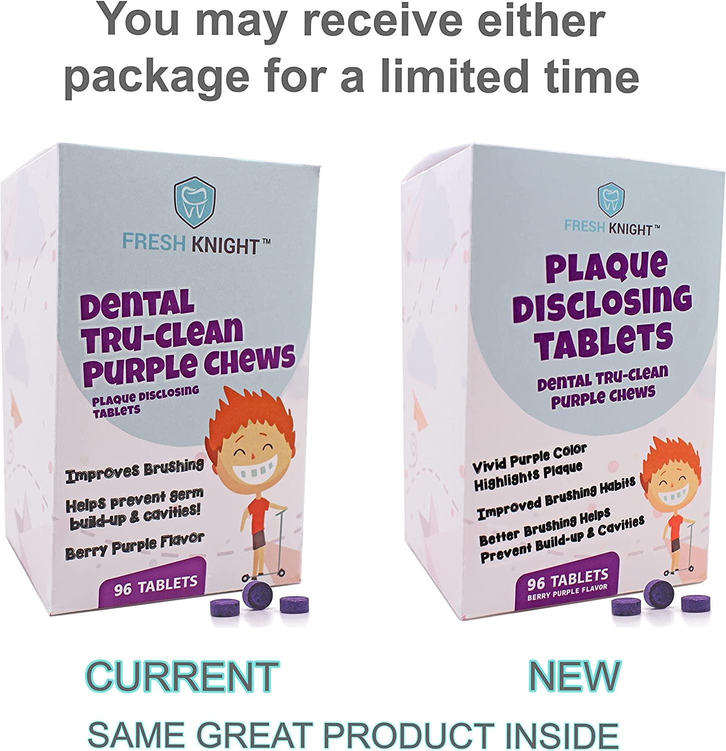 Plaque Disclosing Tablets for Teeth, 96 Count, Dental Disclosing ...
