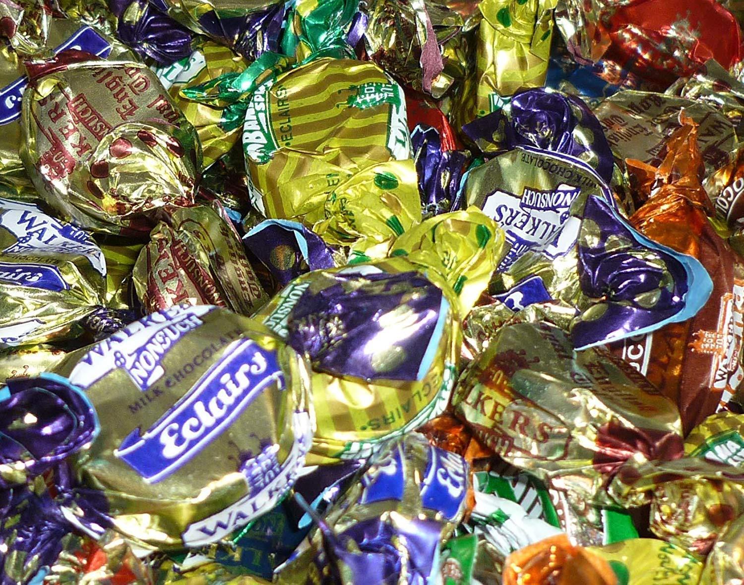 Walkers Assorted Toffees Half Kilo Bag ( 500g ) Retro Favourite Toffee ...