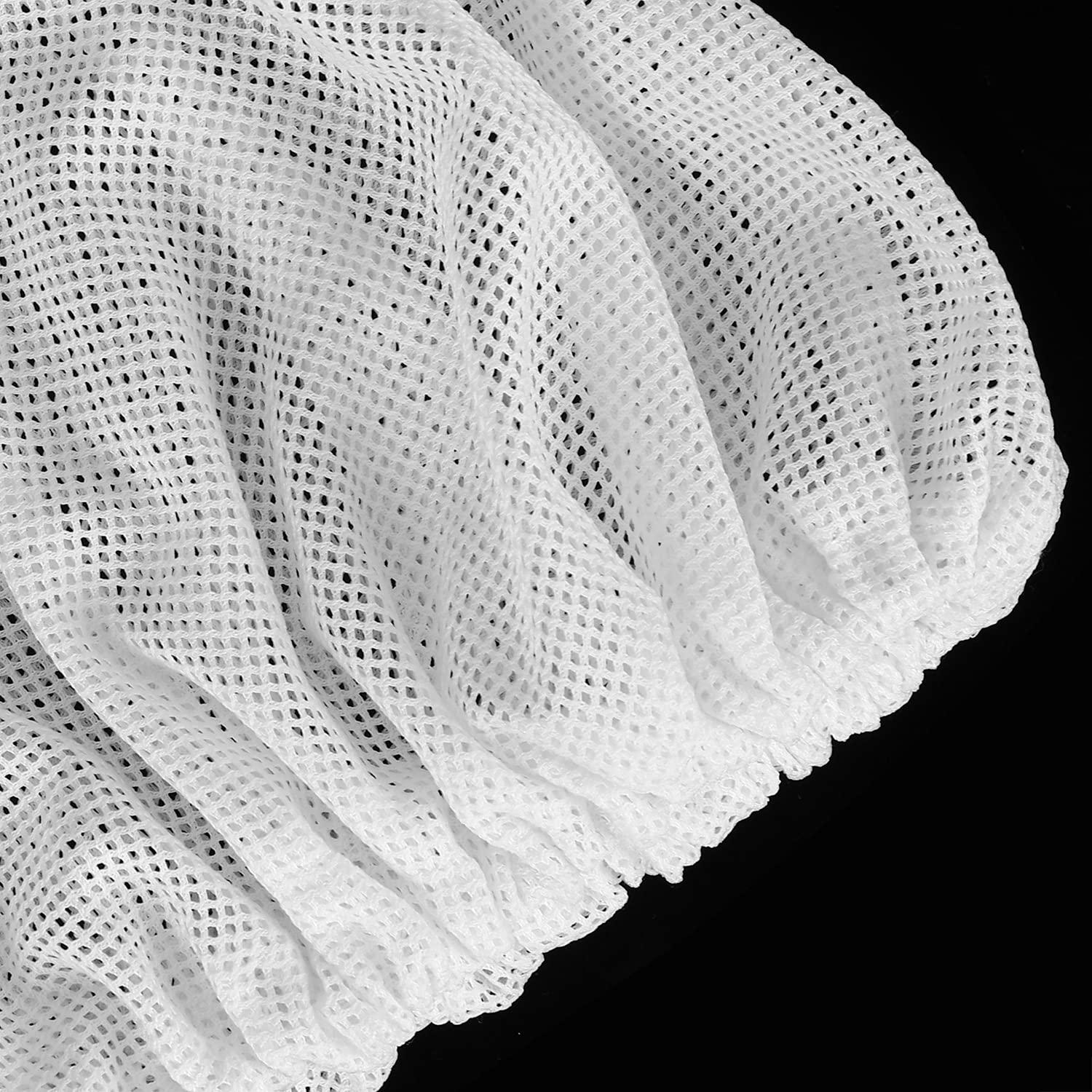 3 Pack White Hairnets - Reusable Mesh Chef Caps for Food Service and ...