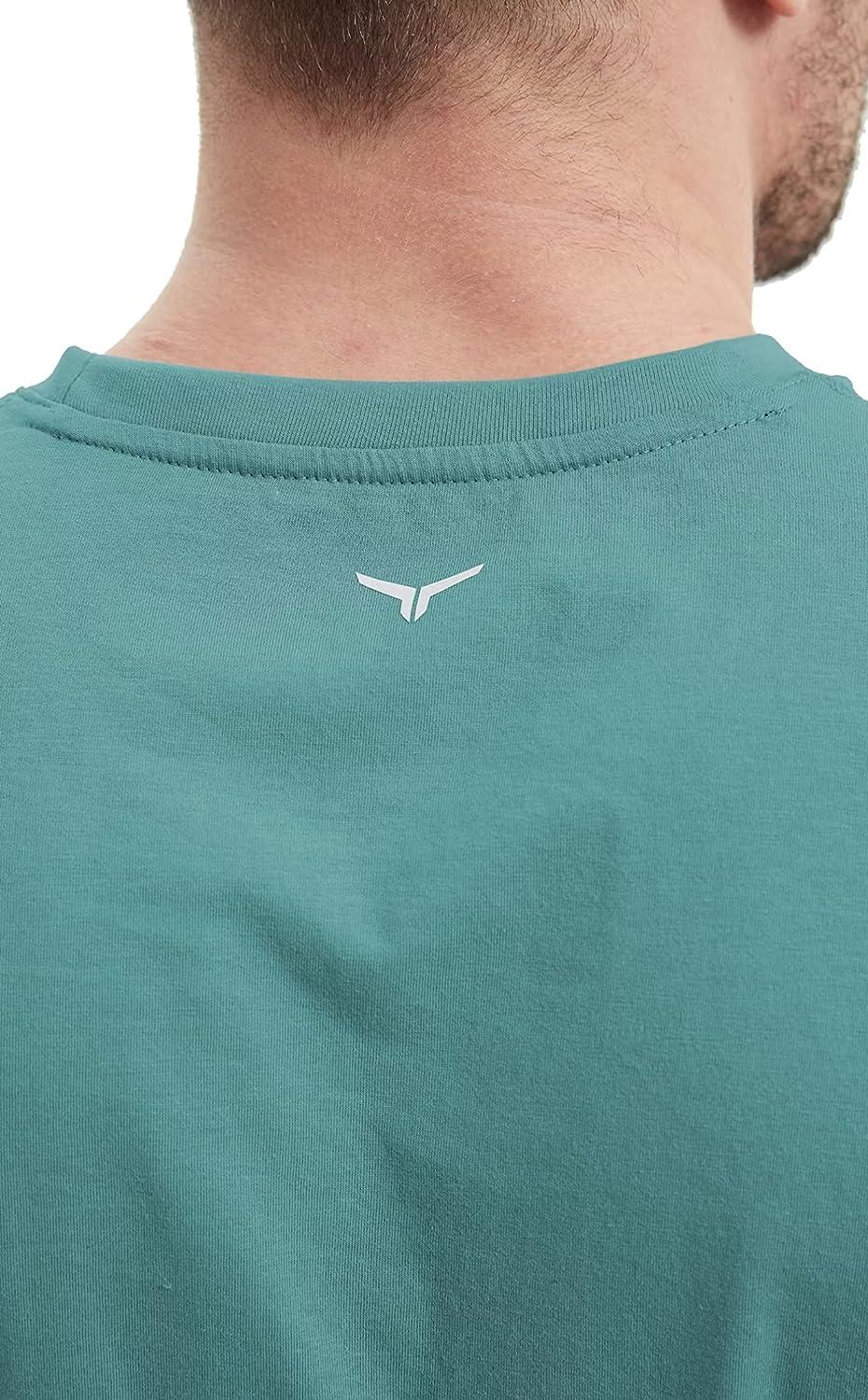 Project Titan Men's Sleeveless Muscle Tank Top - Medium Teal Green ...