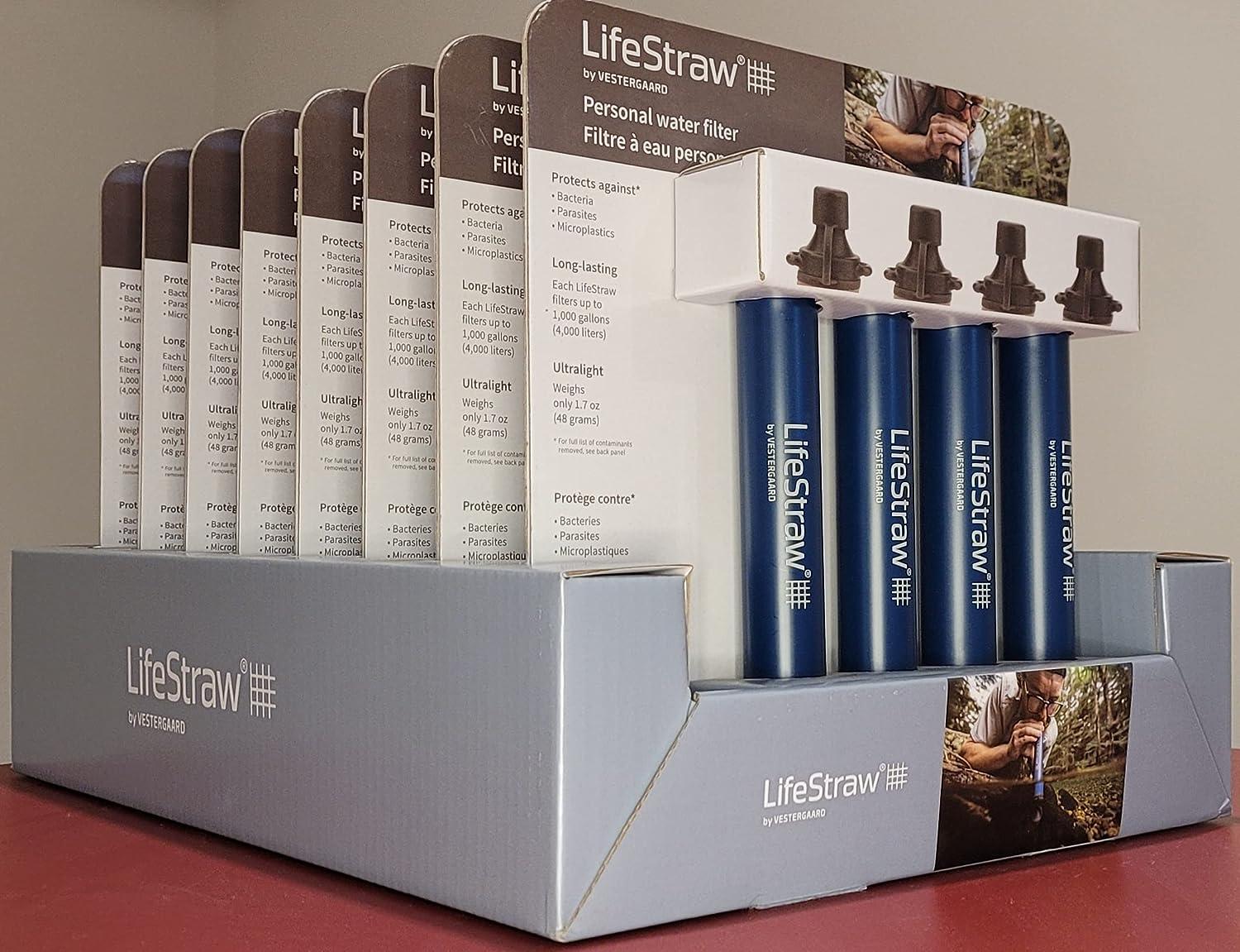 Lifestraw Personal Water Filter 4-Pack - Portable and Reliable Water ...