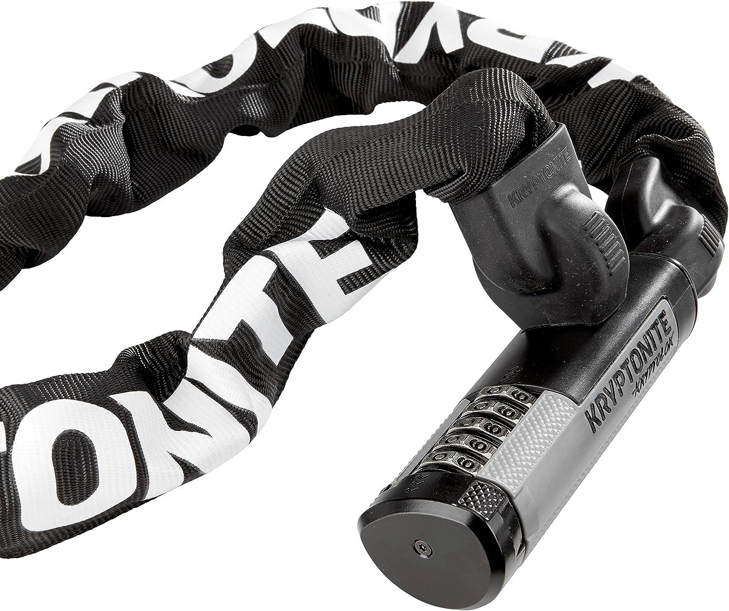 Kryptonite Kryptolok 912 9.5mm Combo Chain Bicycle Lock , Black