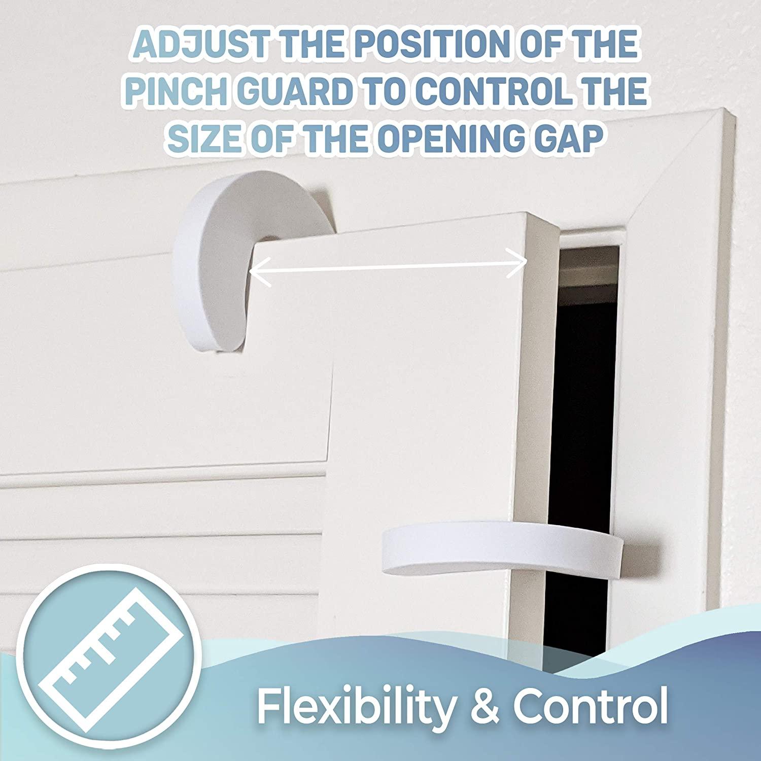 Budding Sprout Durable Door Pinch Guards (6-Pack) Slick-Safe Design ...