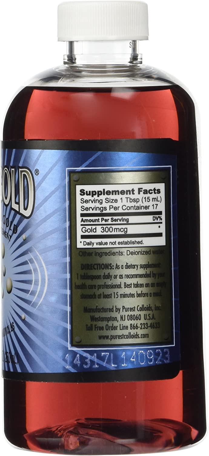 MesoGold 20 ppm Colloidal Gold 250 mL/8.45 Oz - High-Quality Colloidal ...