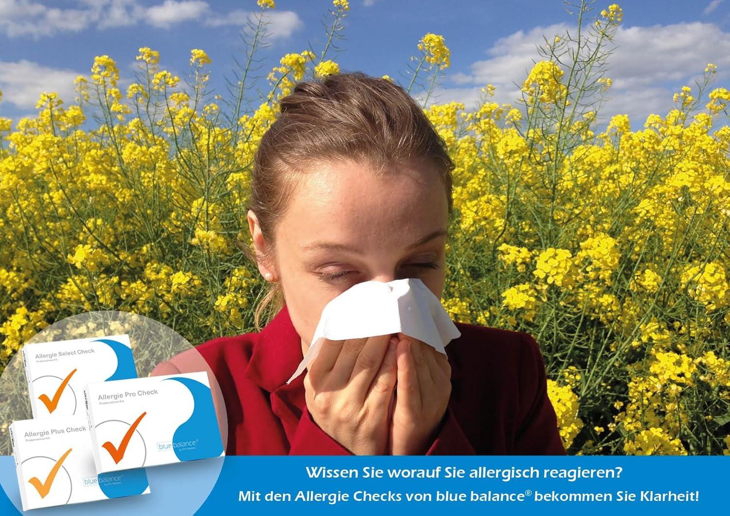 Allergy Test Pro by Blue Balance - At-Home Self-Test Kit for 295 ...