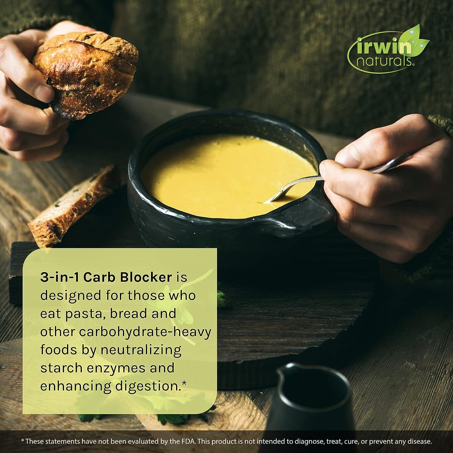 Irwin Naturals 3-in-1 Carb Blocker - 168 Liquid Soft-Gels (2 Pack ...